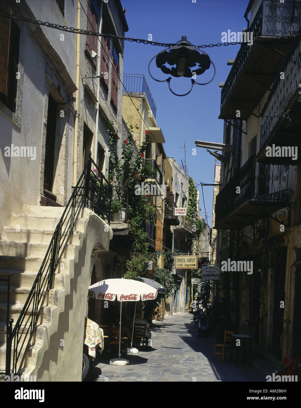 geography / travel, Greece, island Crete, Chania, street scenes, lane ...