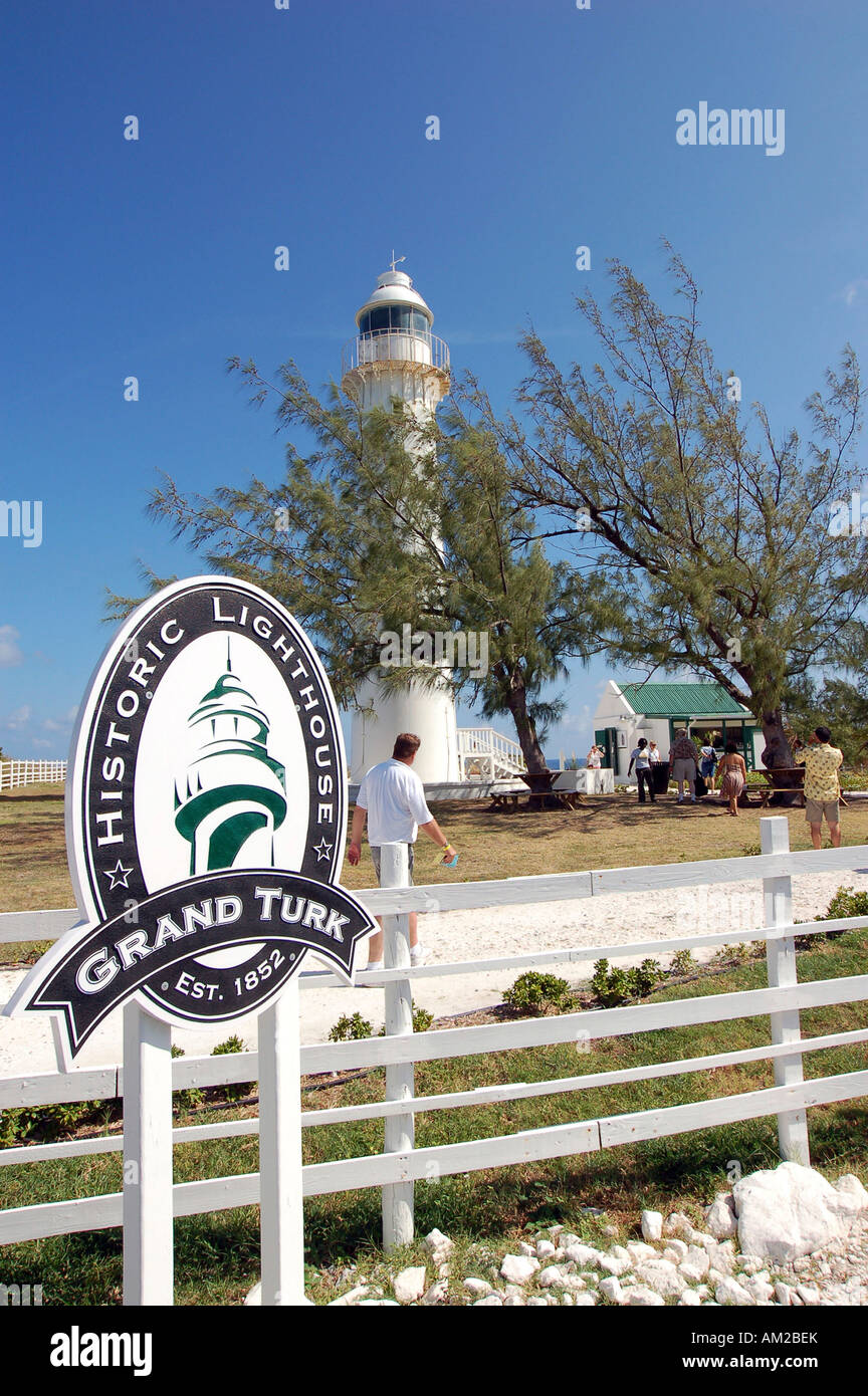 Turks & Caicos, Grand Turk. Grand Turk Historic Lighthouse and ...