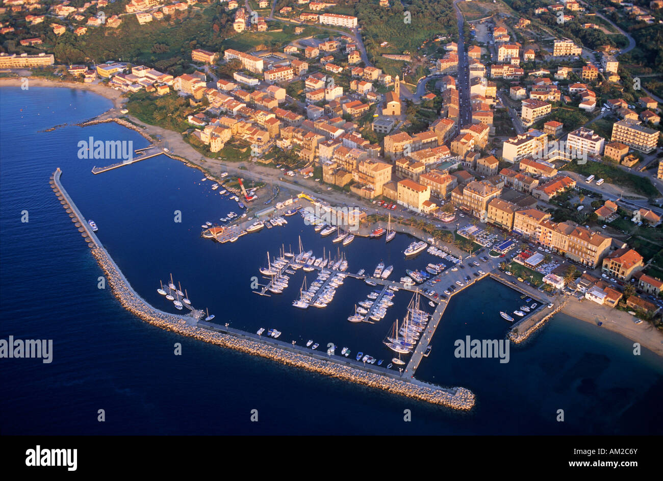 France, Corse du Sud, Propriano (aerial view Stock Photo - Alamy