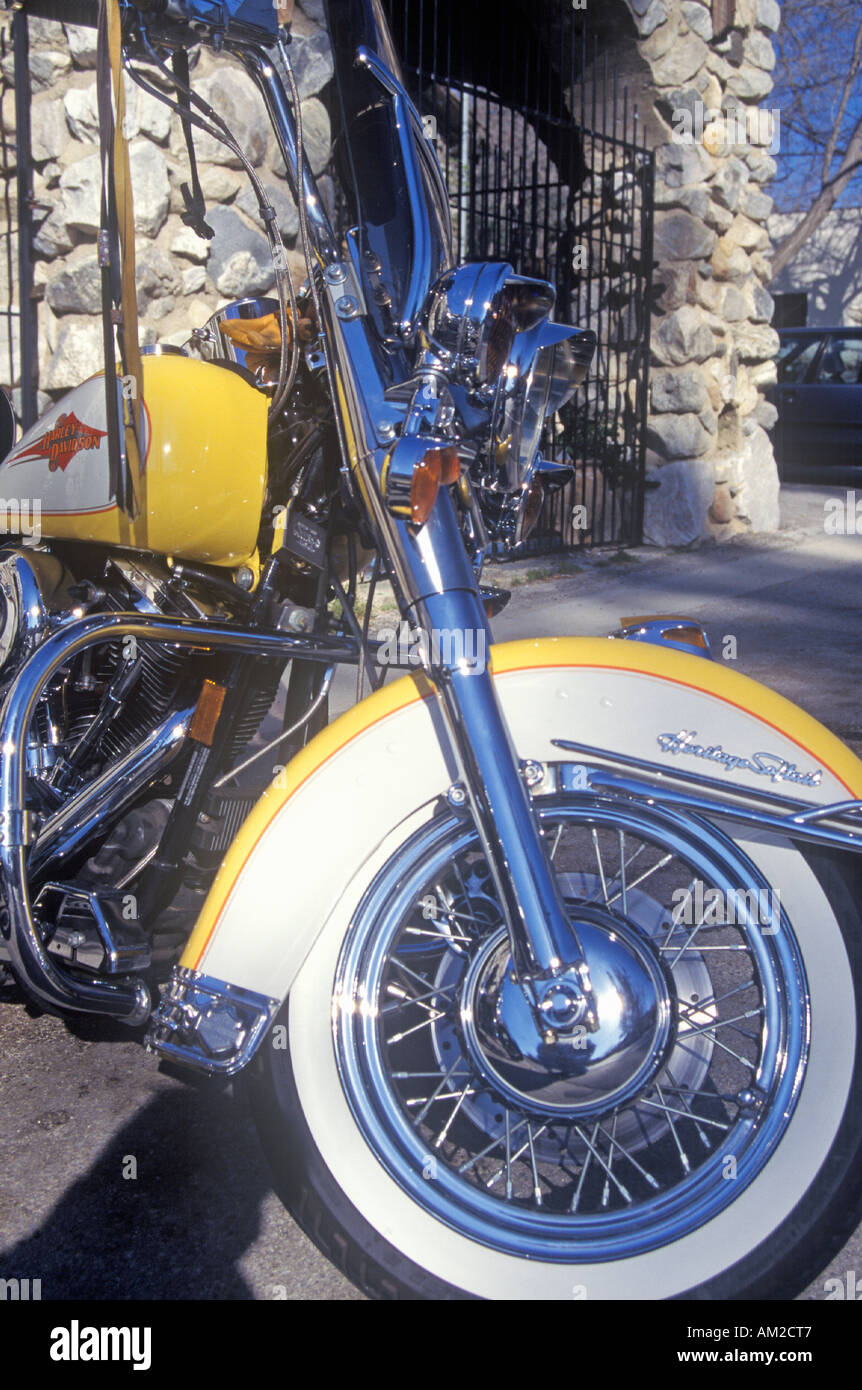 A Harley Davidson motorcycle in California Stock Photo - Alamy