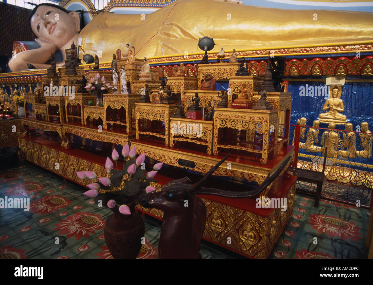 MALAYSIA Penang Island Georgetown Wat Buppharam or Chayamangkalaram ...