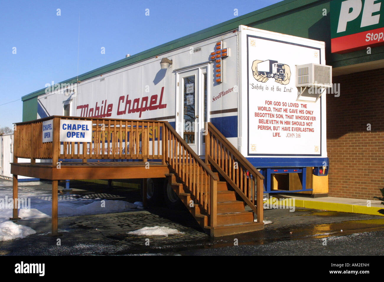 Mobile chapel hi-res stock photography and images - Alamy