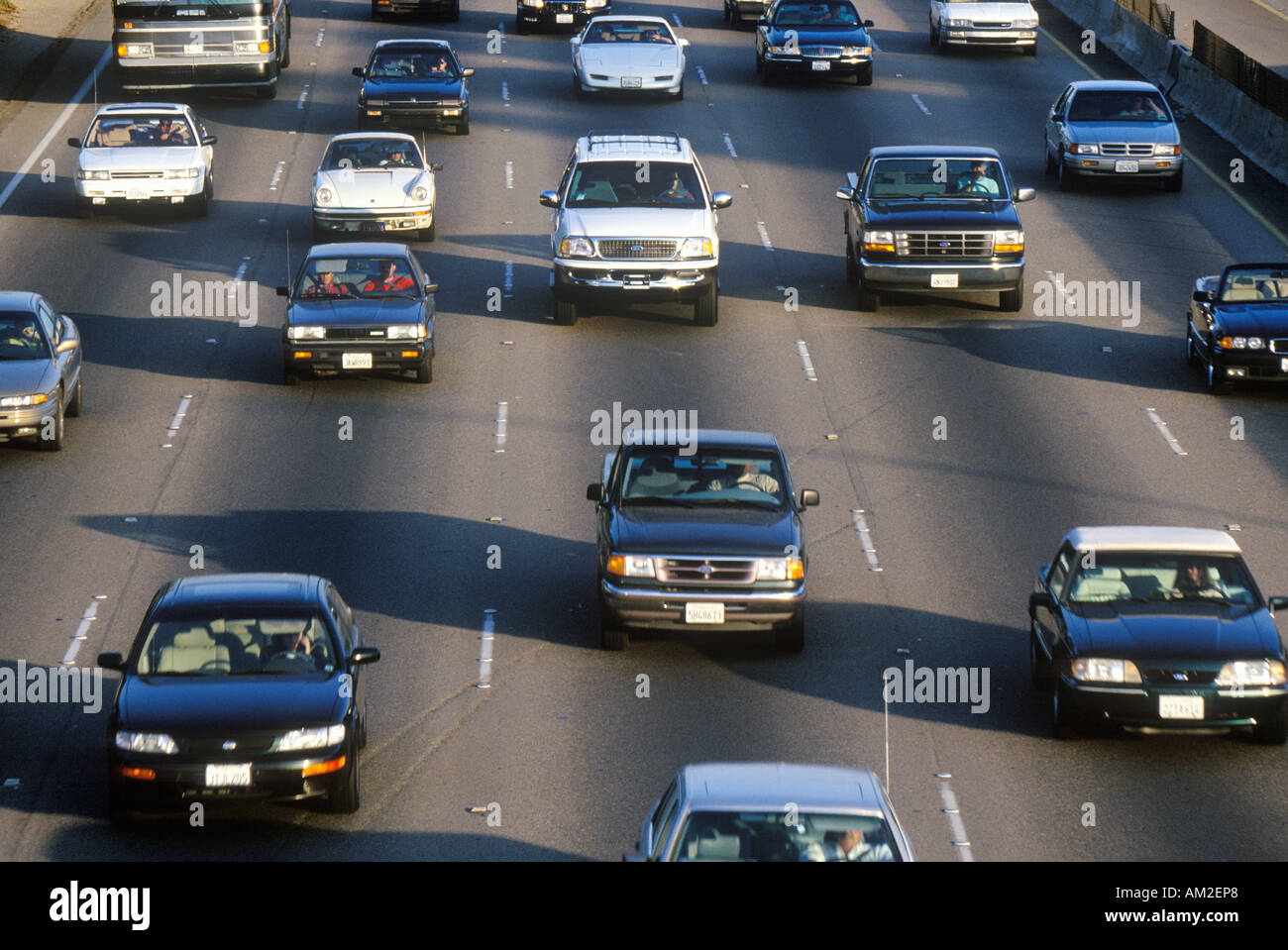 Hour traffic on the 405 freeway hi-res stock photography and images - Alamy