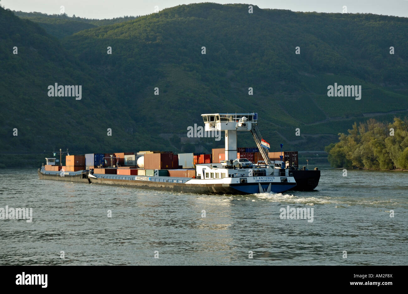 River rhine container barge High Resolution Stock Photography and ...