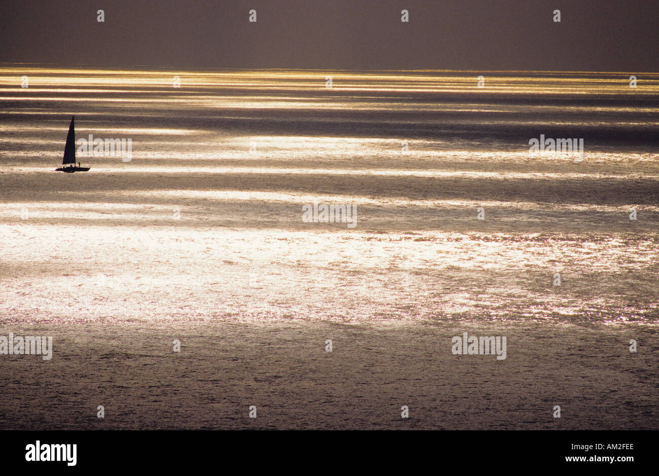 Sailing on the ocean Stock Photo - Alamy