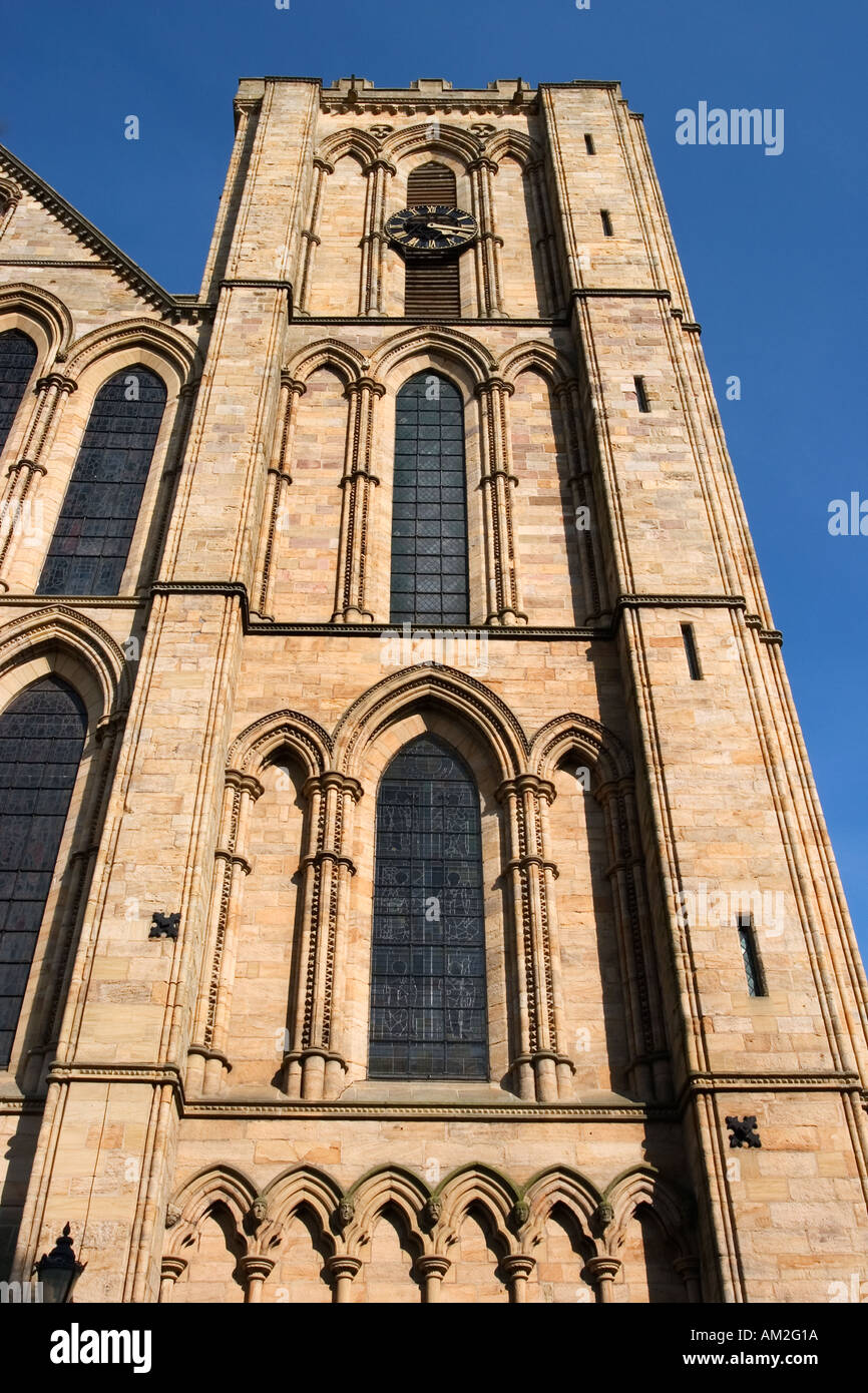 Clock Tower at The Cathedral Church of St Peter and St Wilfrid Ripon ...