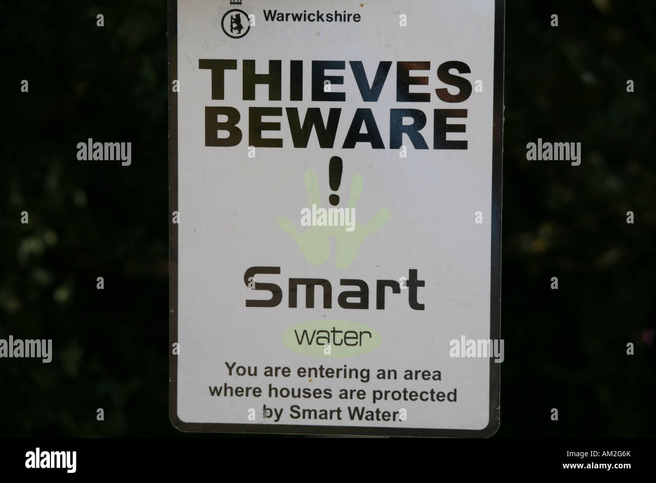 Smartwater Sign High Resolution Stock Photography and Images - Alamy