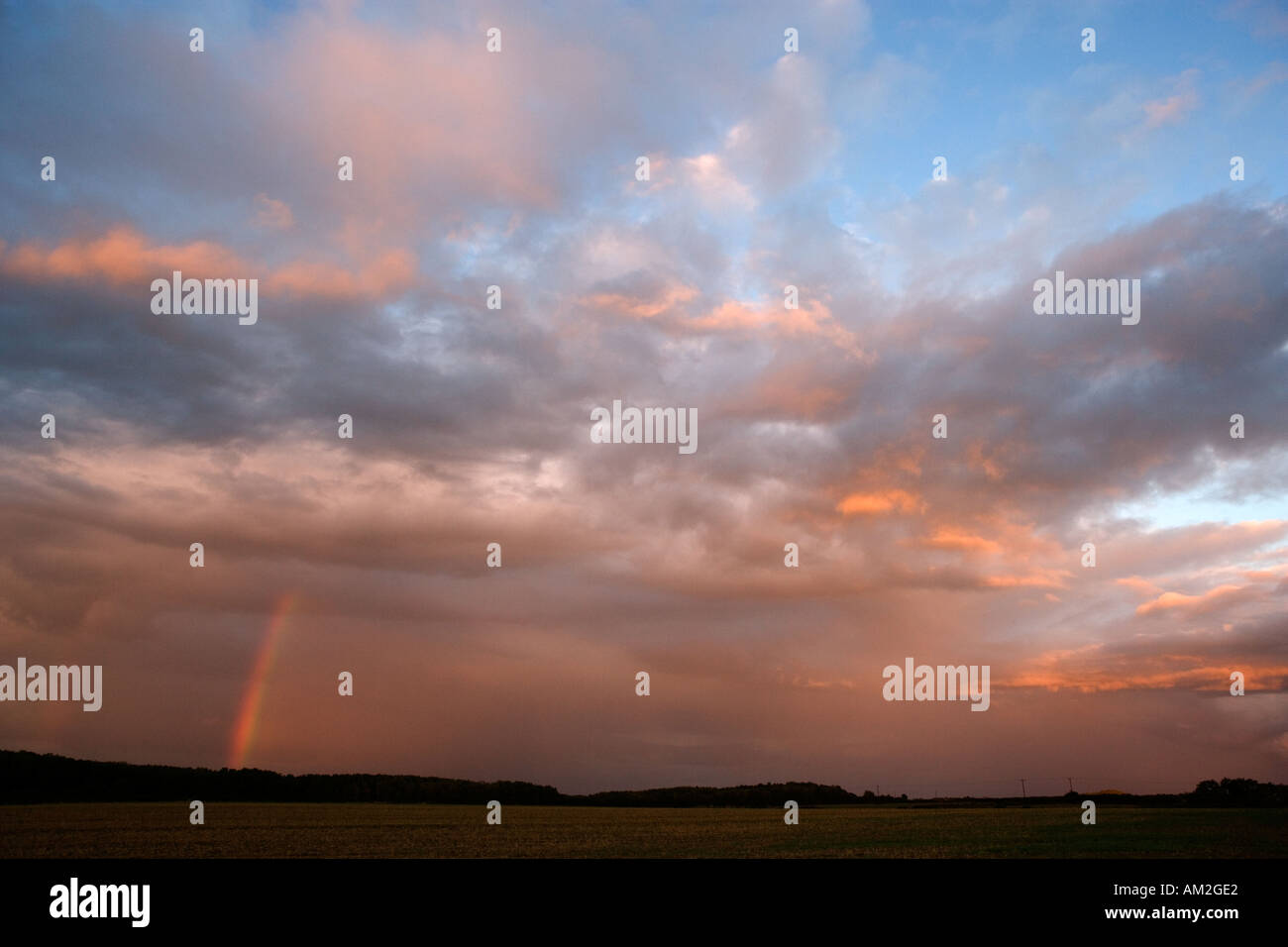 Clearing storm clouds uk Stock Photo - Alamy