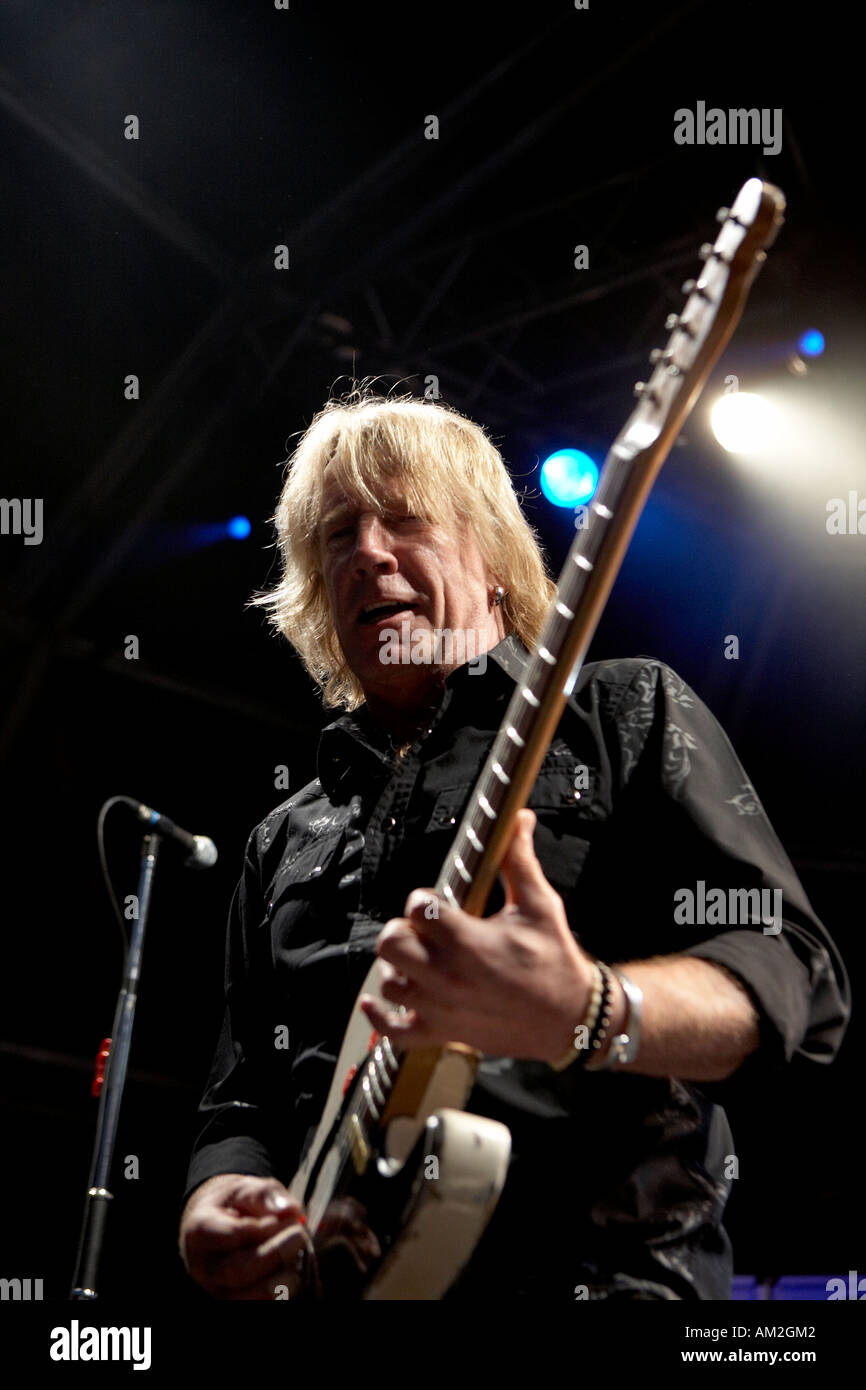 Status Quo on Stage Stock Photo - Alamy