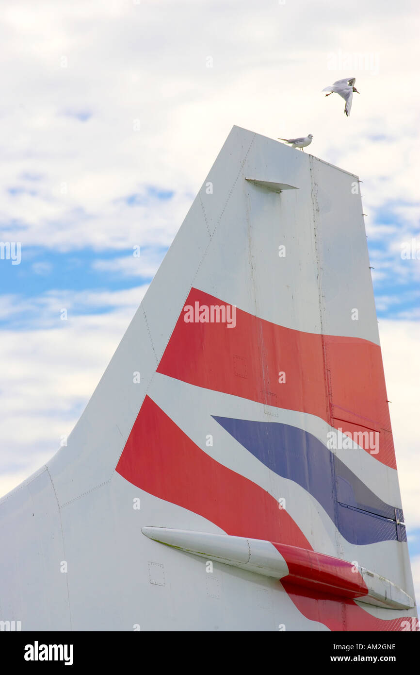Concorde Tail Fin Stock Photo - Alamy