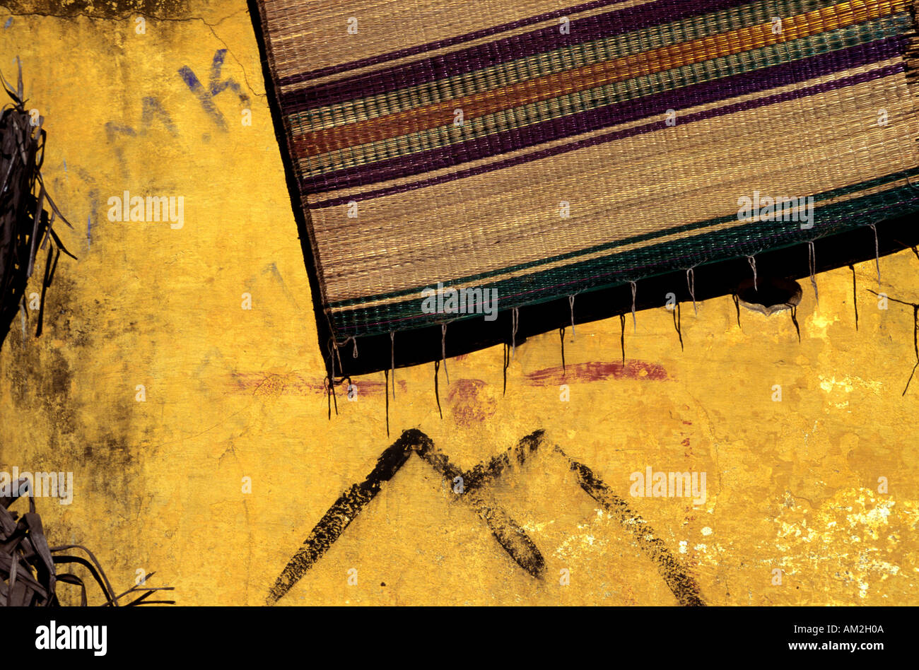 Ratton window blind Mahabalipuram Tamil Nadu India Stock Photo - Alamy