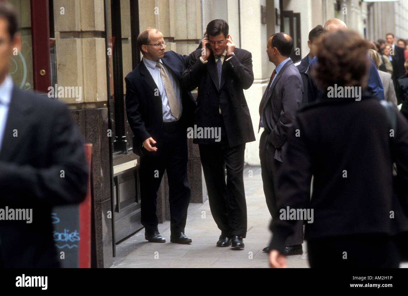 city workers communication Stock Photo - Alamy