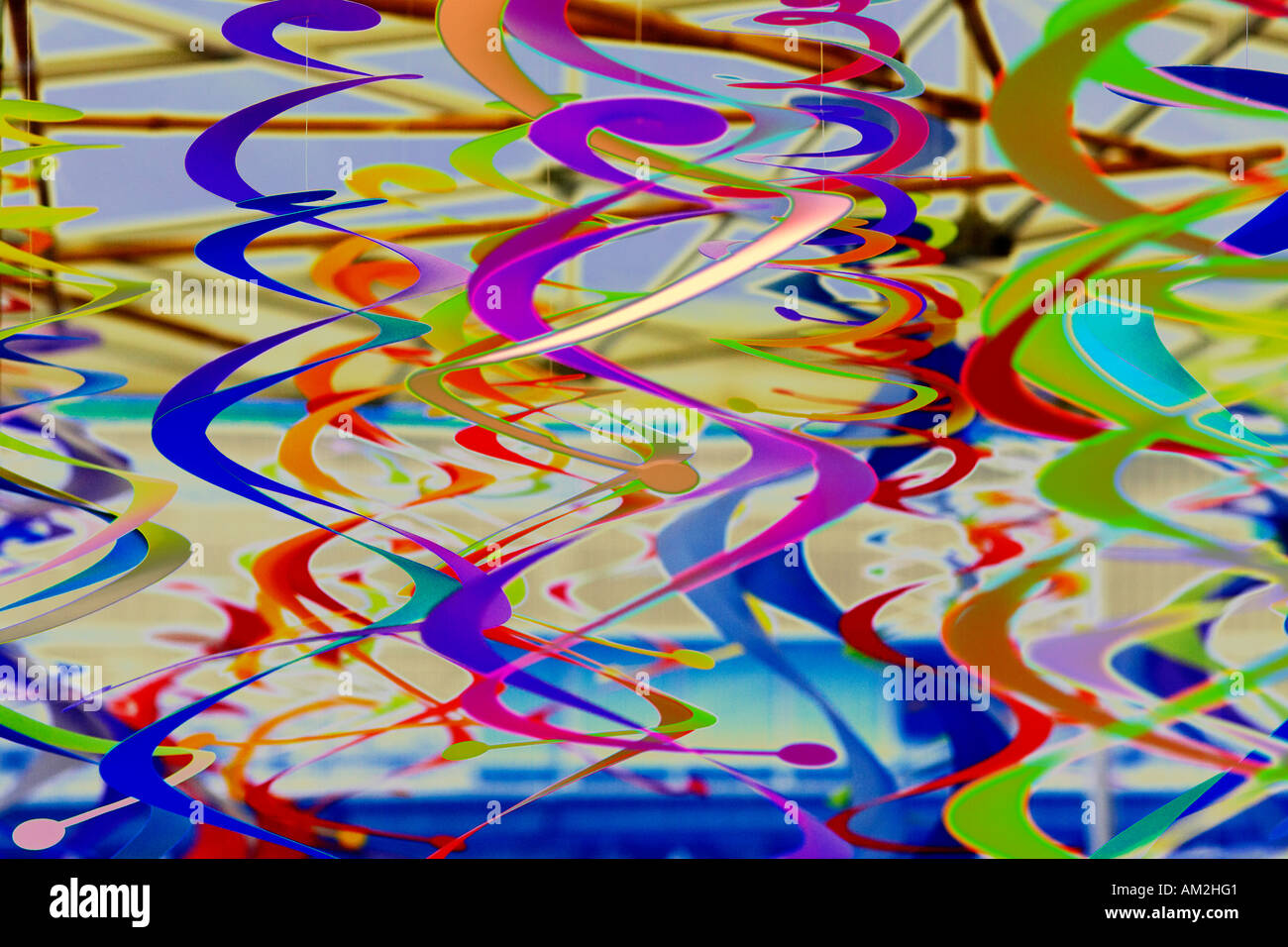 Hanging mobiles hi-res stock photography and images - Alamy