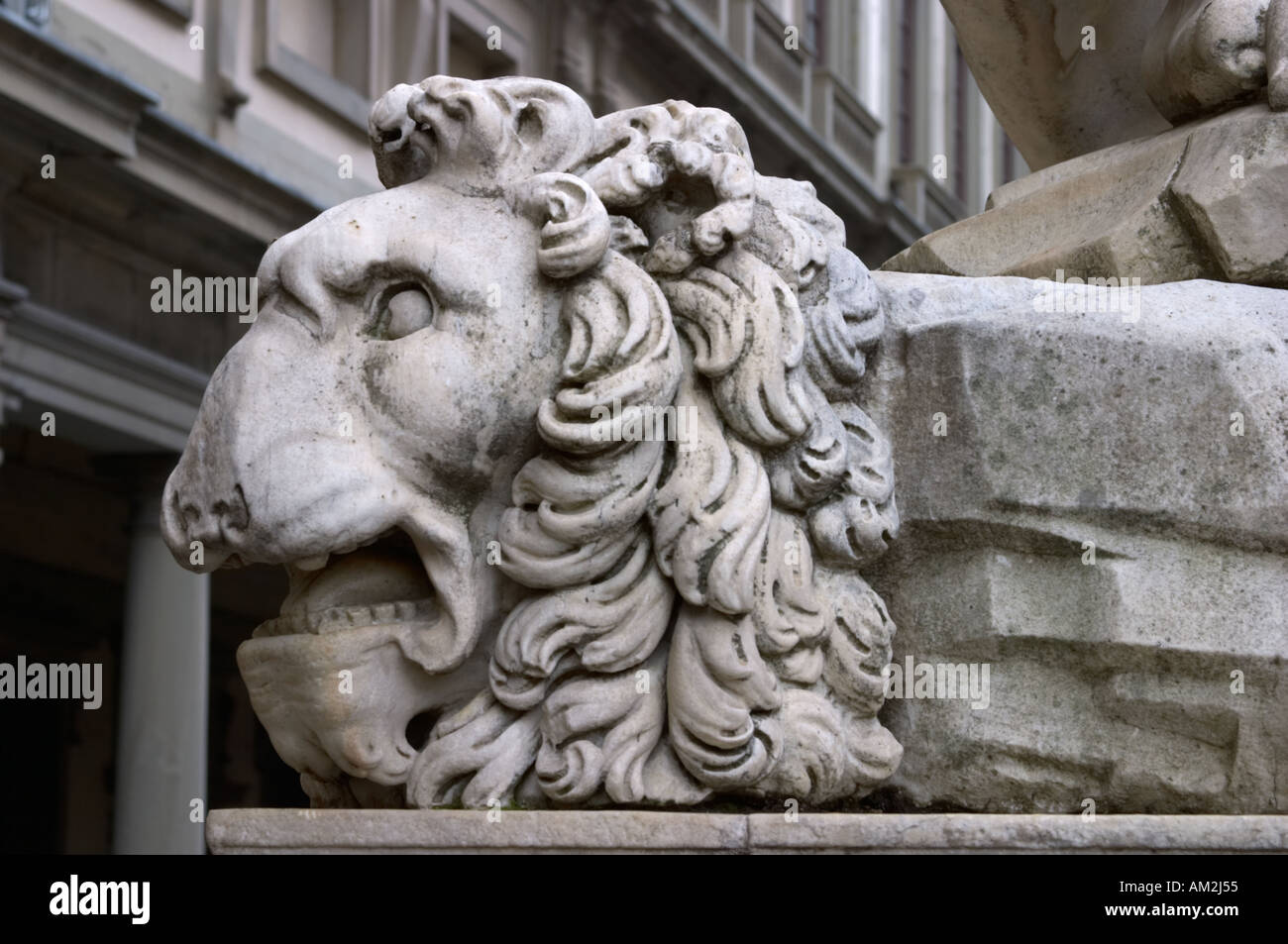 Detail from 16th Century Hercules and Cacus statue at Piazza della ...