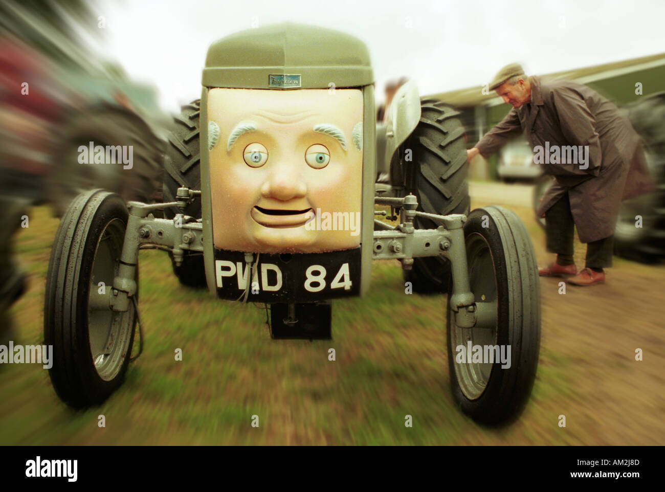 A TALKING TRACTOR AT THE ROYAL SHOW UK John Robertson 2005 Stock Photo ...