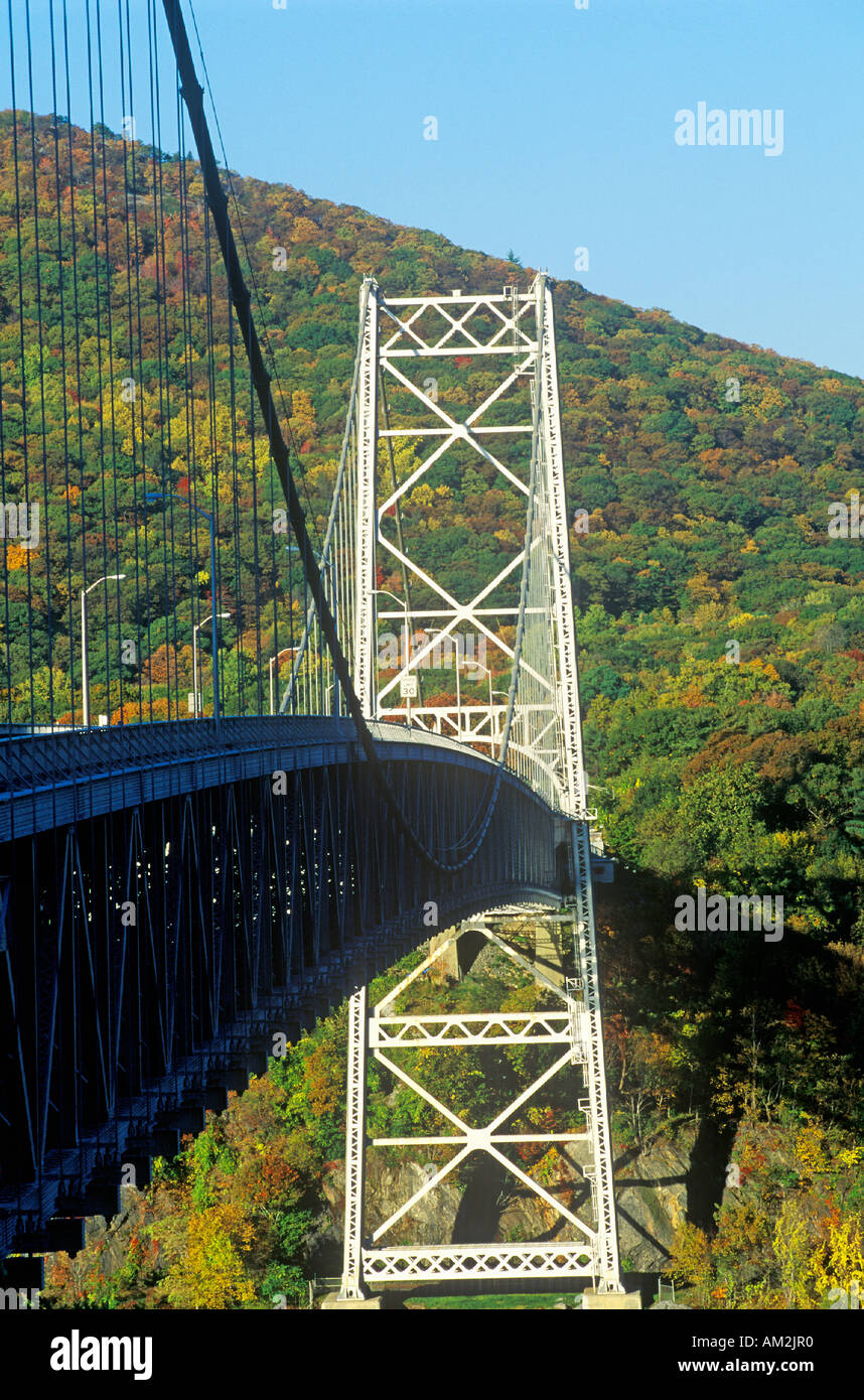 The Bear Mountain Bridge located in Bear Mountain State Park New York ...