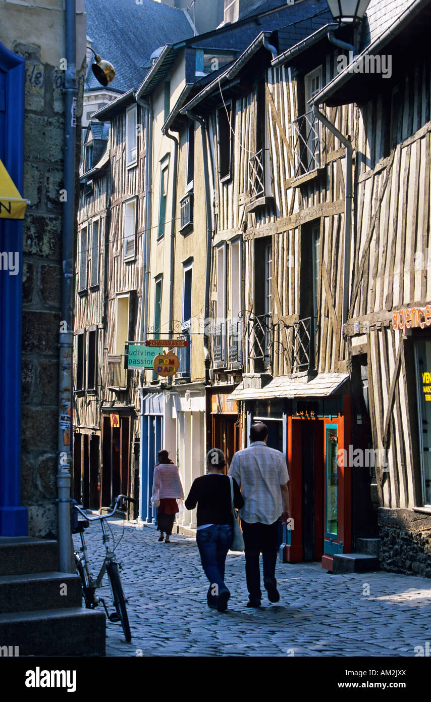 France, Ille et Vilaine, Rennes, old downtown Stock Photo - Alamy