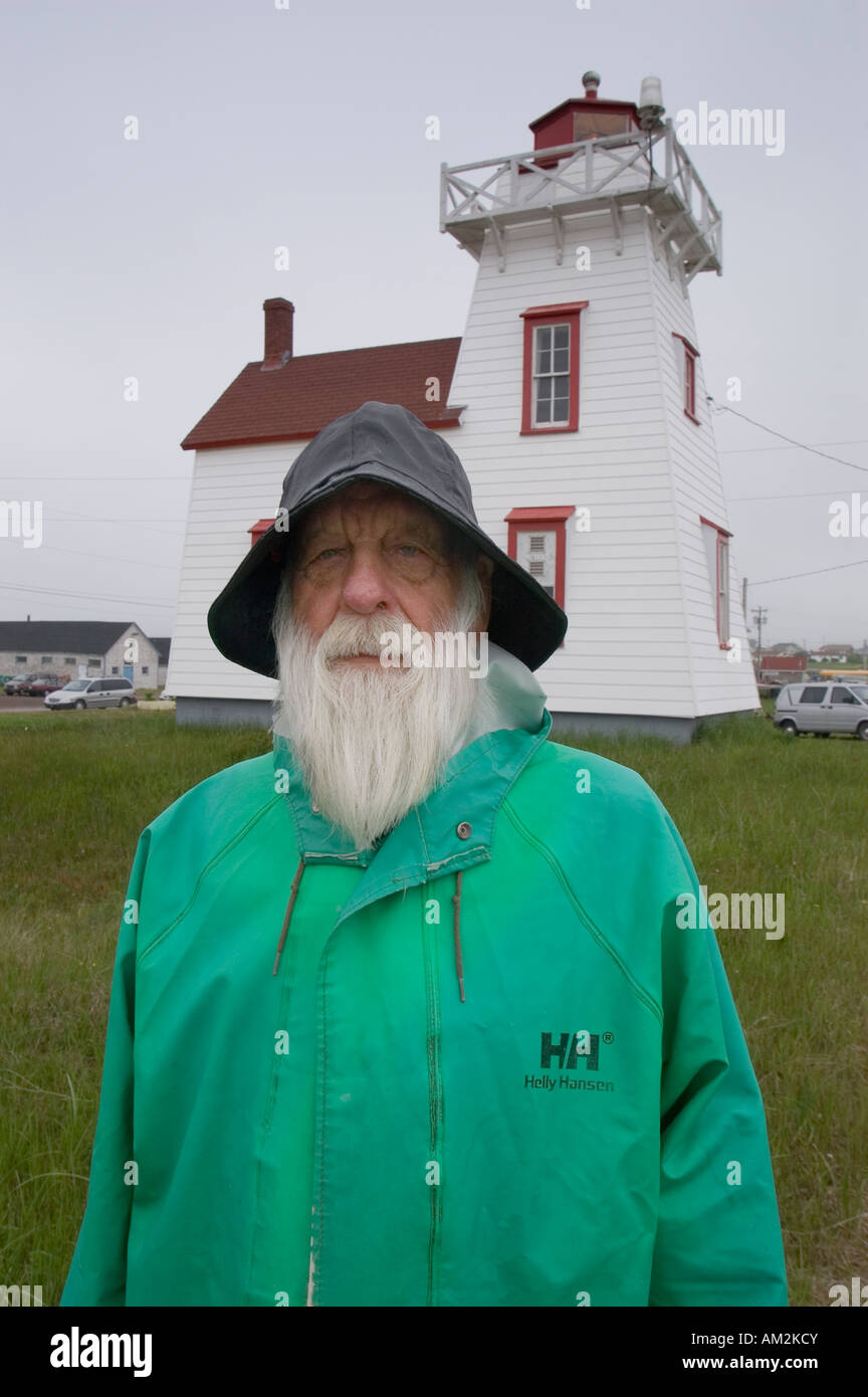 Mr Court Rustico Prince Edward Island an old salt fisherman Stock Photo ...