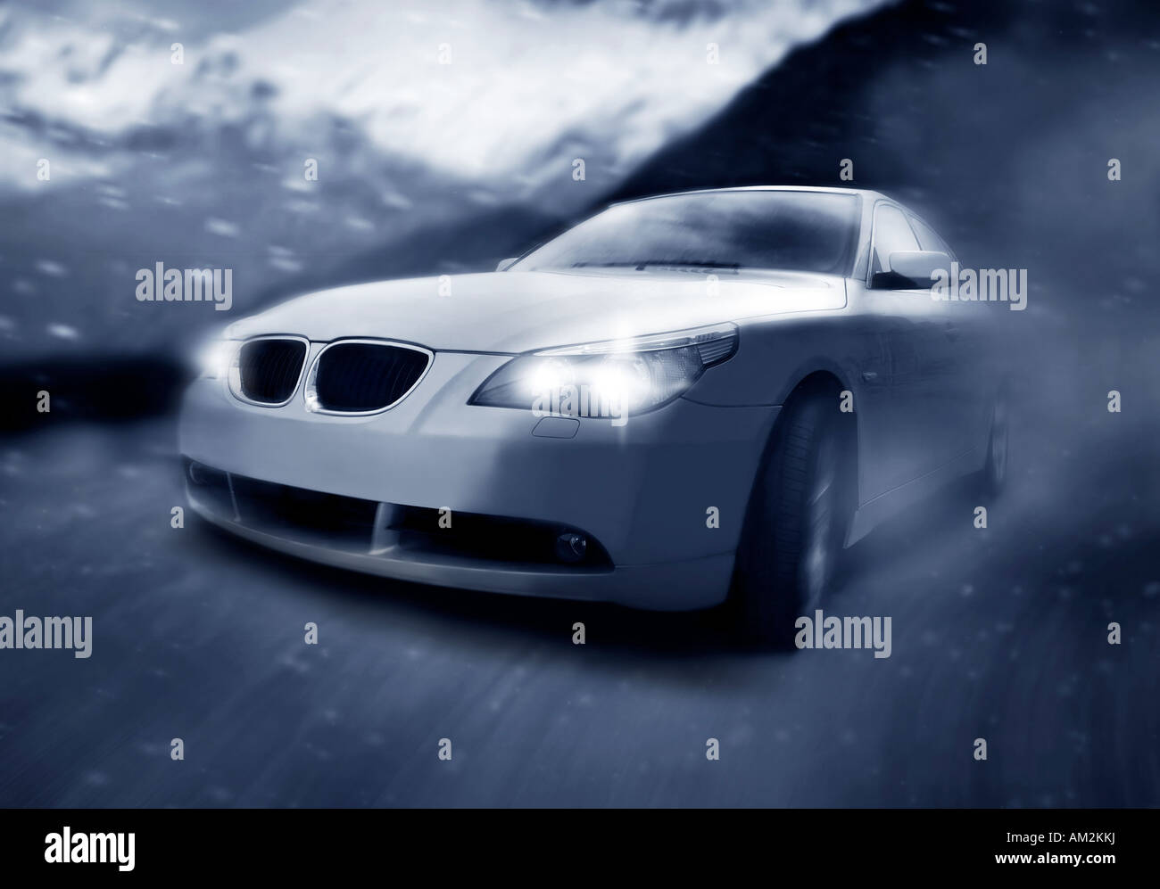 car in motion Stock Photo - Alamy