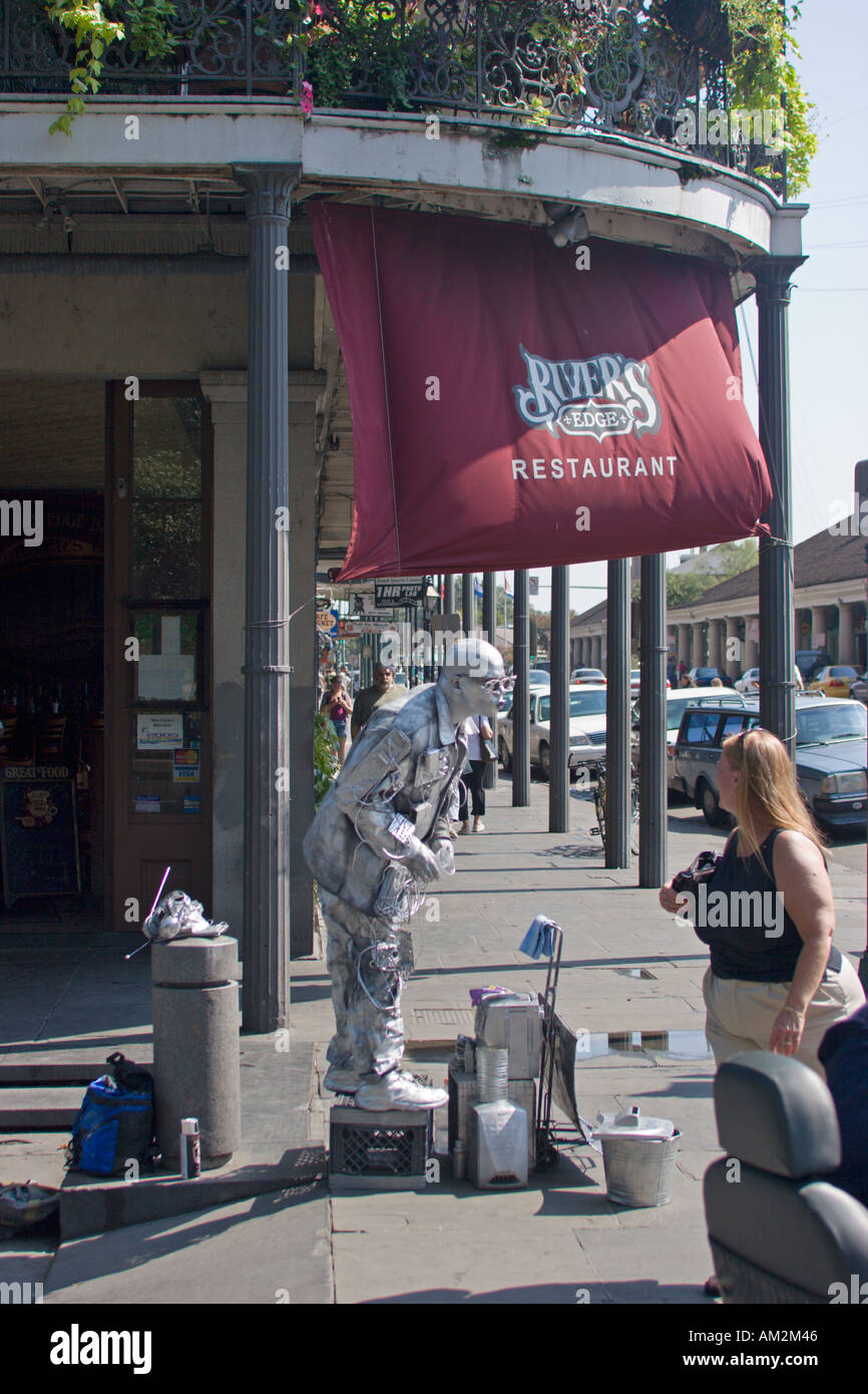 Silver Painted Girl