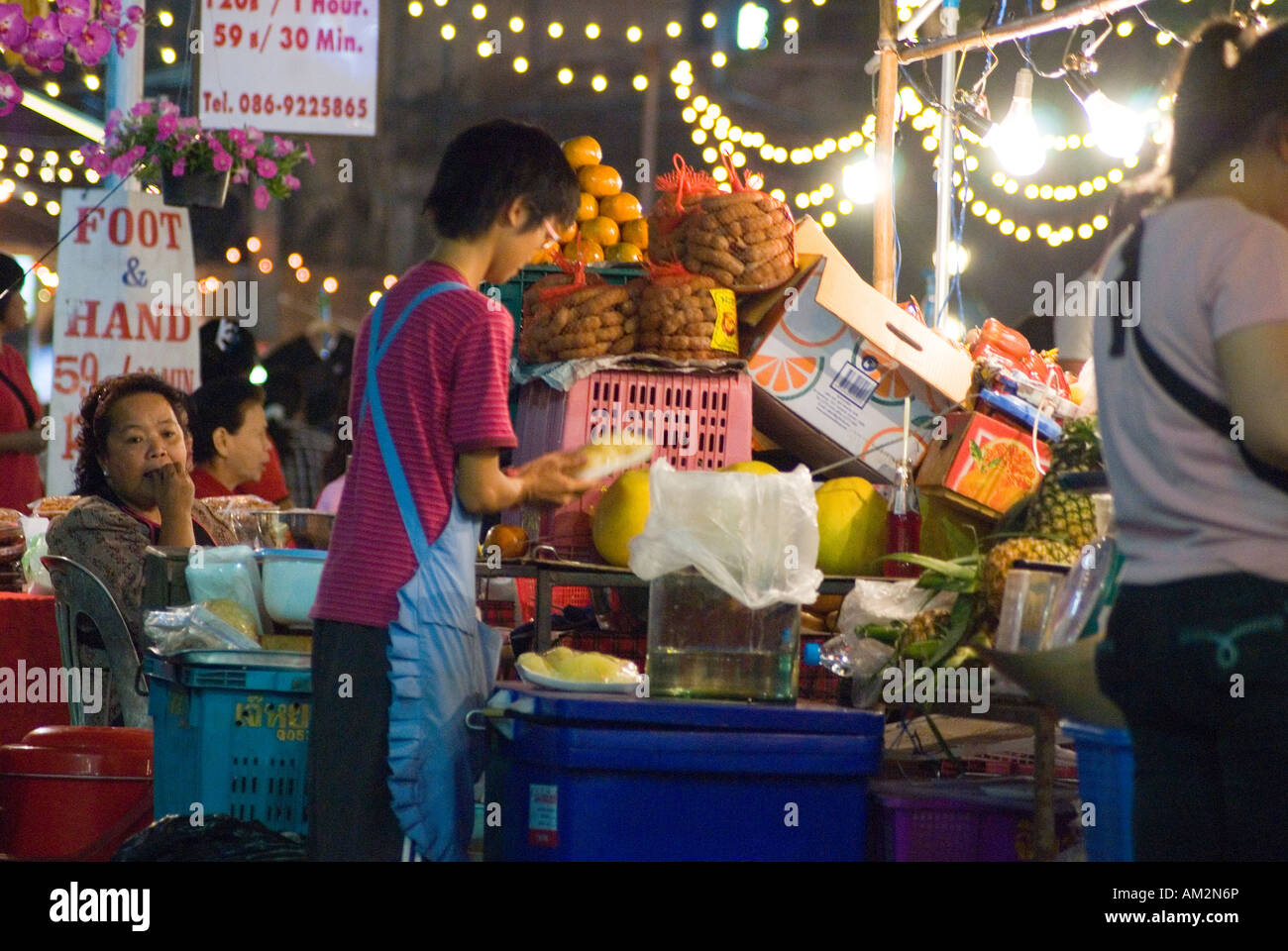 Chiang Mai City Night Bazaar Chiang Mai Thailand South East Asia Stock ...