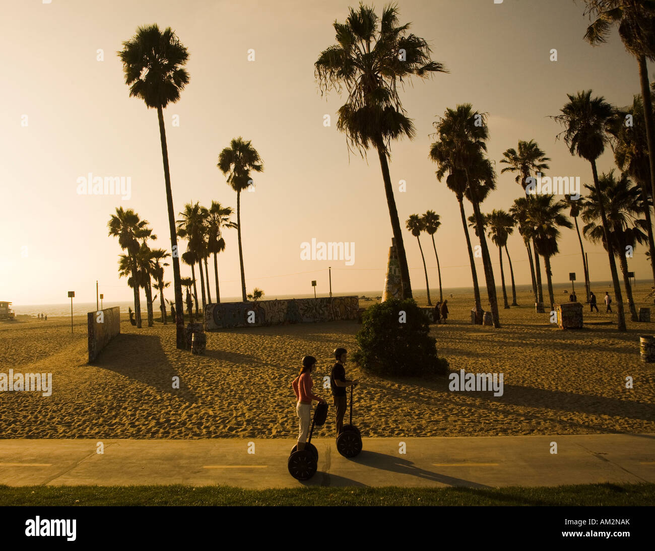 Segway riding Venice Beach Los Angeles County California United States ...