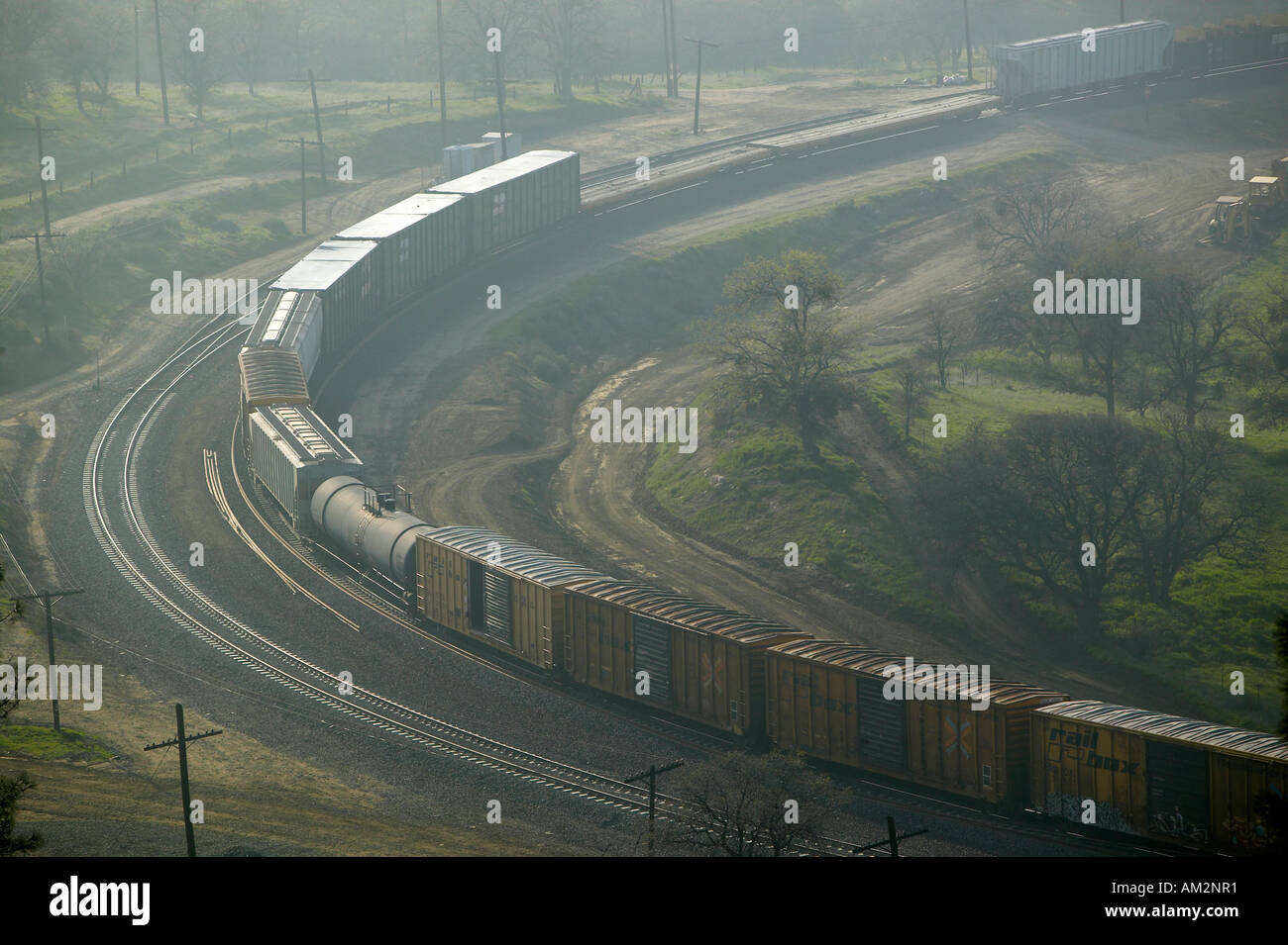 Tehachapi railroad loop hi-res stock photography and images - Alamy