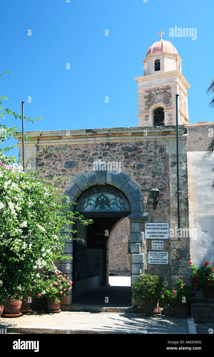 Toplou monastery on Crete which is the biggest landowner in the east of ...