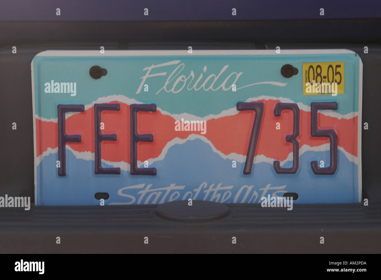 Florida car number plate usa hi-res stock photography and images - Alamy