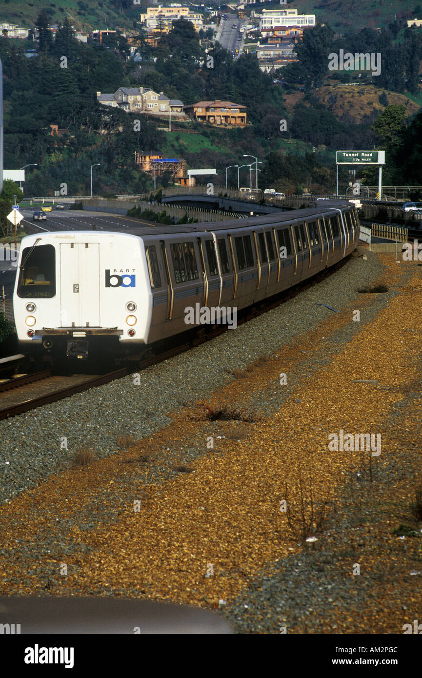 The San Francisco Bay Area Rapid Transit train commonly referred to as ...