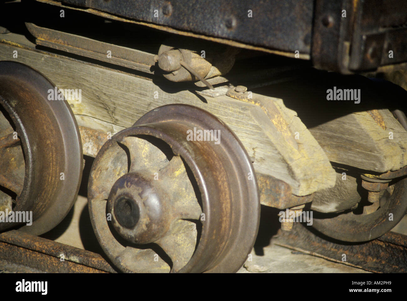 Train on old railroad hi-res stock photography and images - Alamy