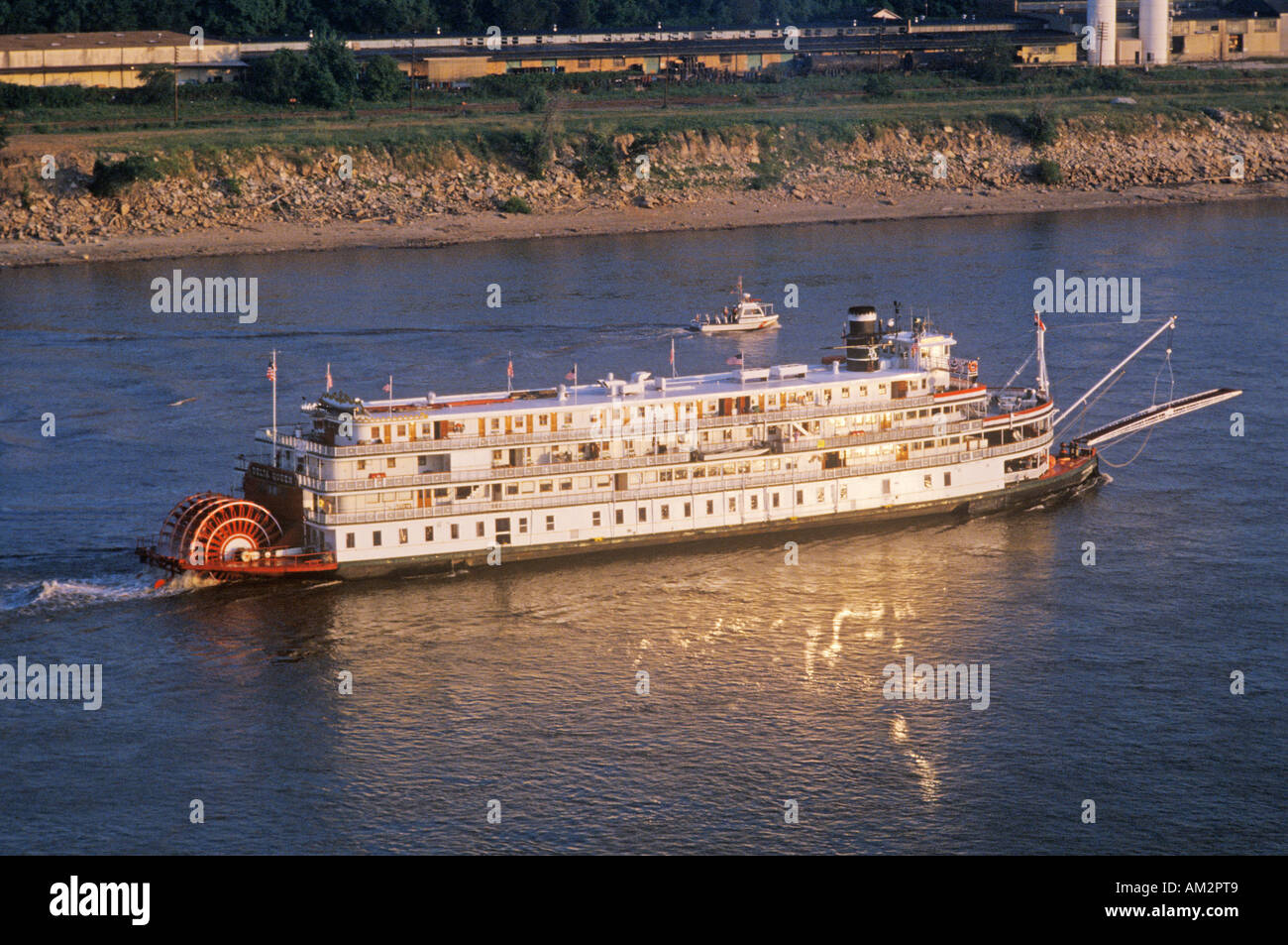 The Delta Queen a relic of the steamboat era of the 19th century still ...