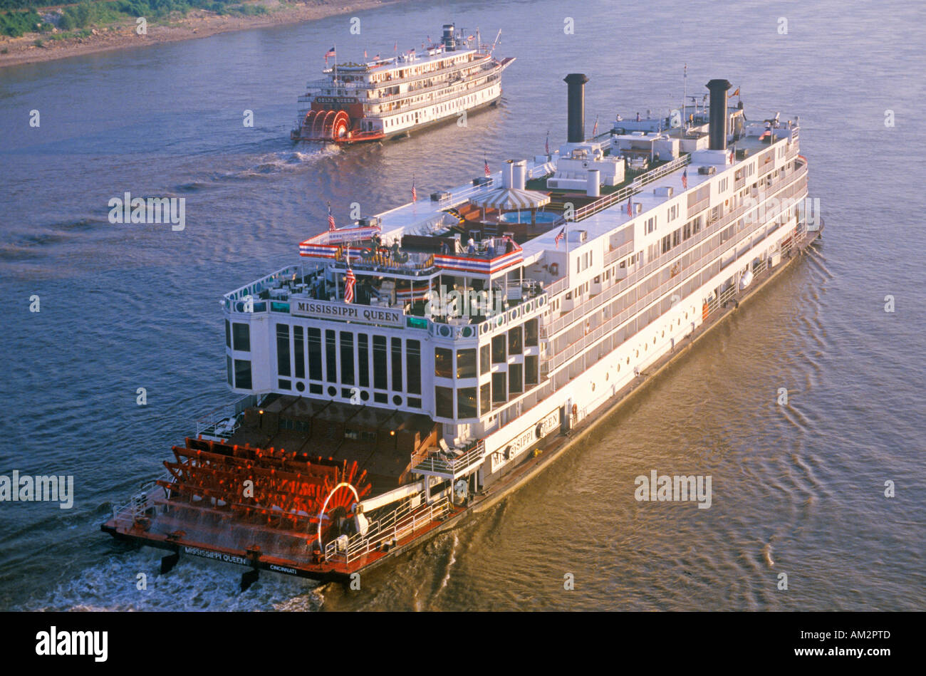 The Delta Queen a relic of the steamboat era of the 19th century still ...