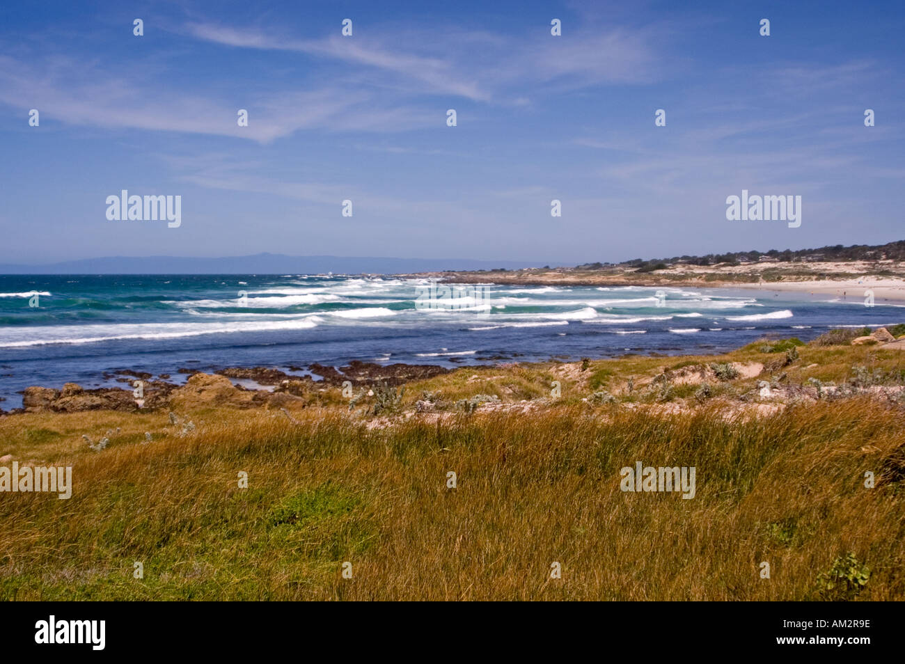 Spanish Bay 17 Mile Drive Pebble Beach California Stock Photo - Alamy