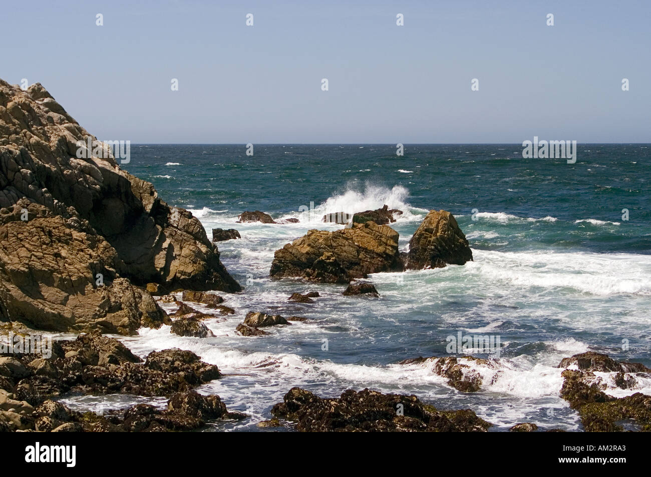 The Restless Sea 17 Mile Drive Pebble Beach California Stock Photo - Alamy