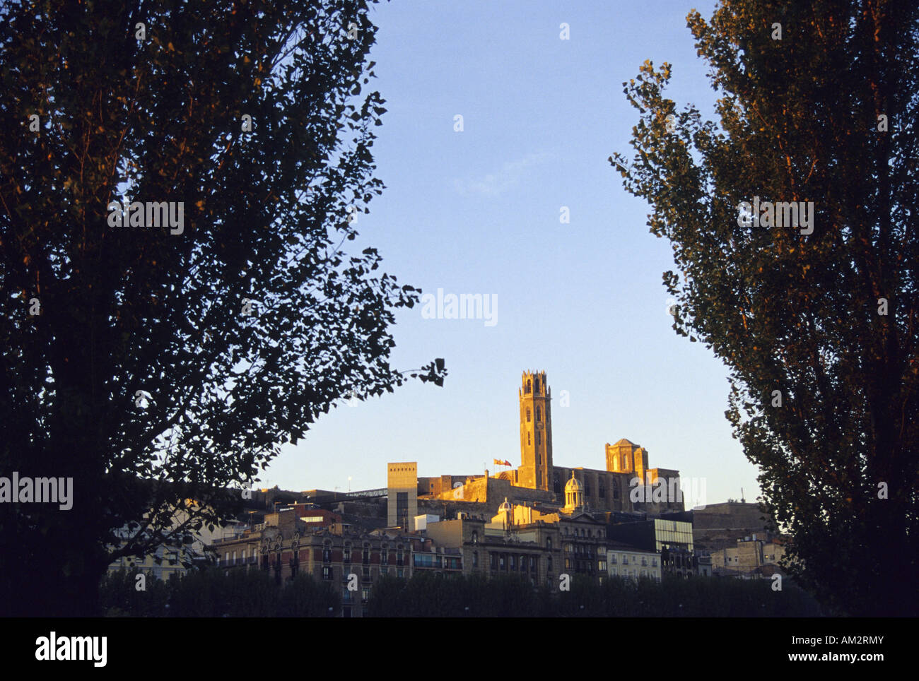 Seu Vella from Segre river LLEIDA Comunidad Autónoma de Cataluña Spain ...