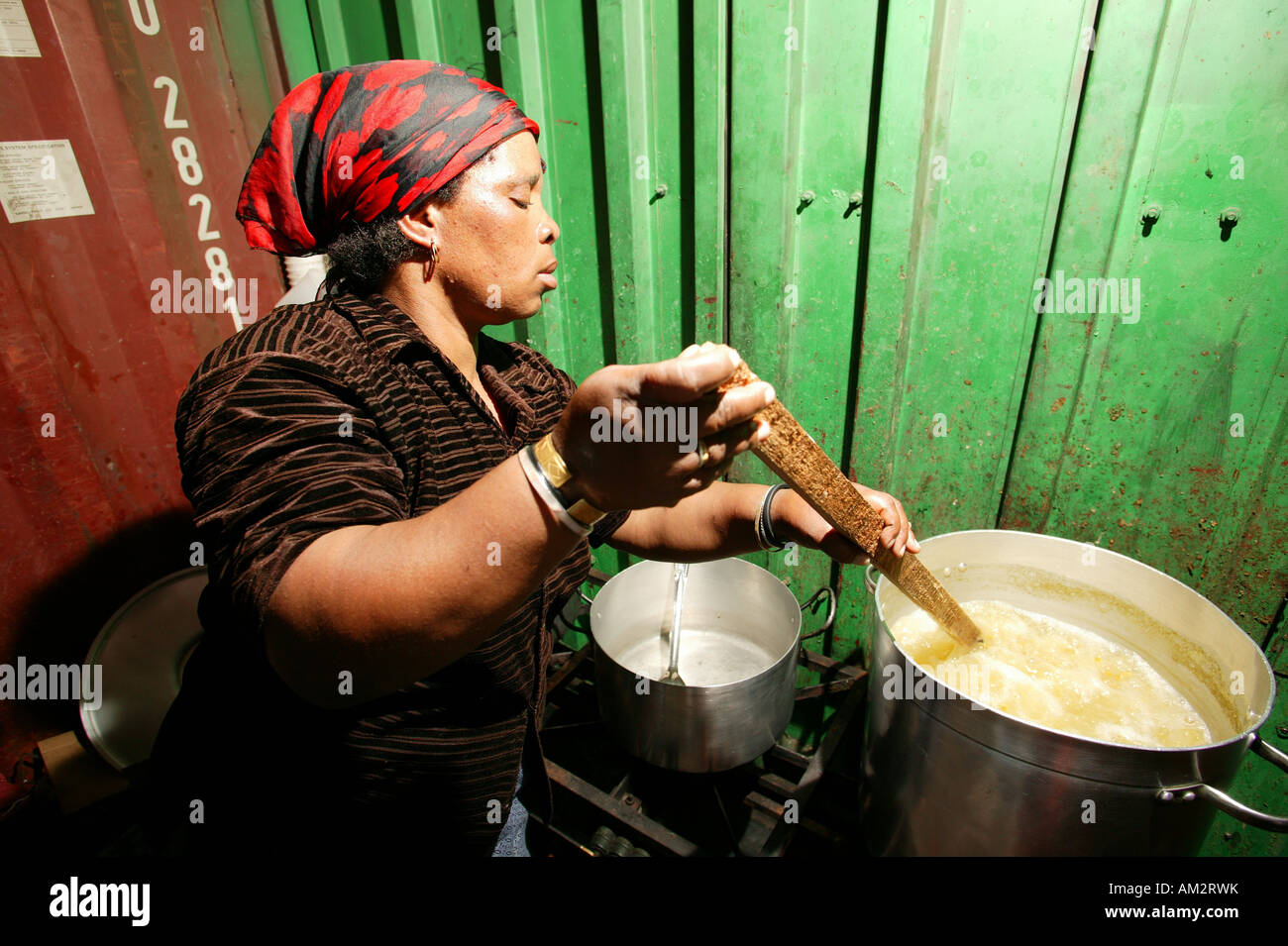 Women cooking in a so-called soup kitchen, Cape Town, South Africa ...