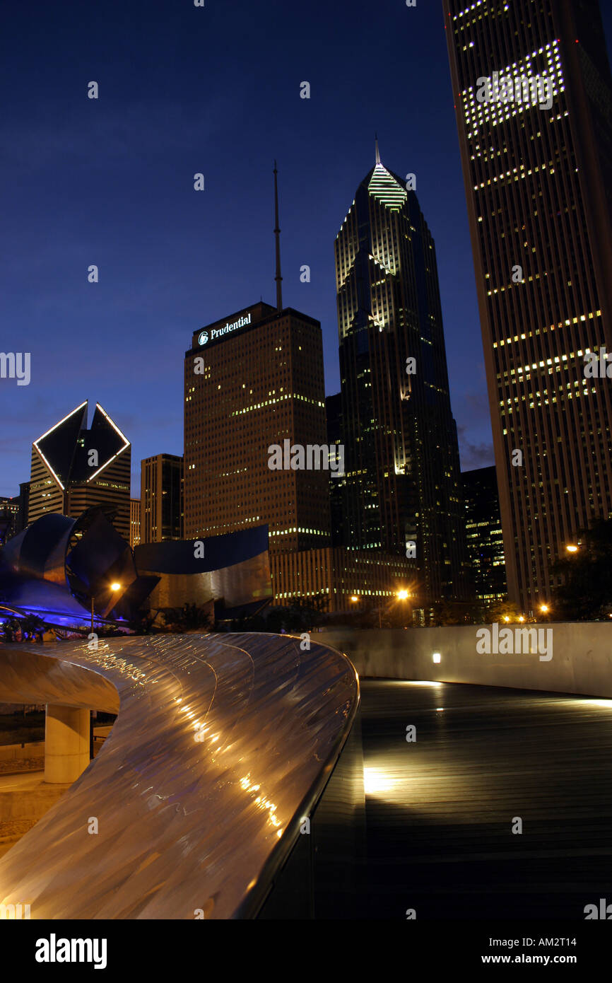 The BP Bridge at Night Stock Photo - Alamy