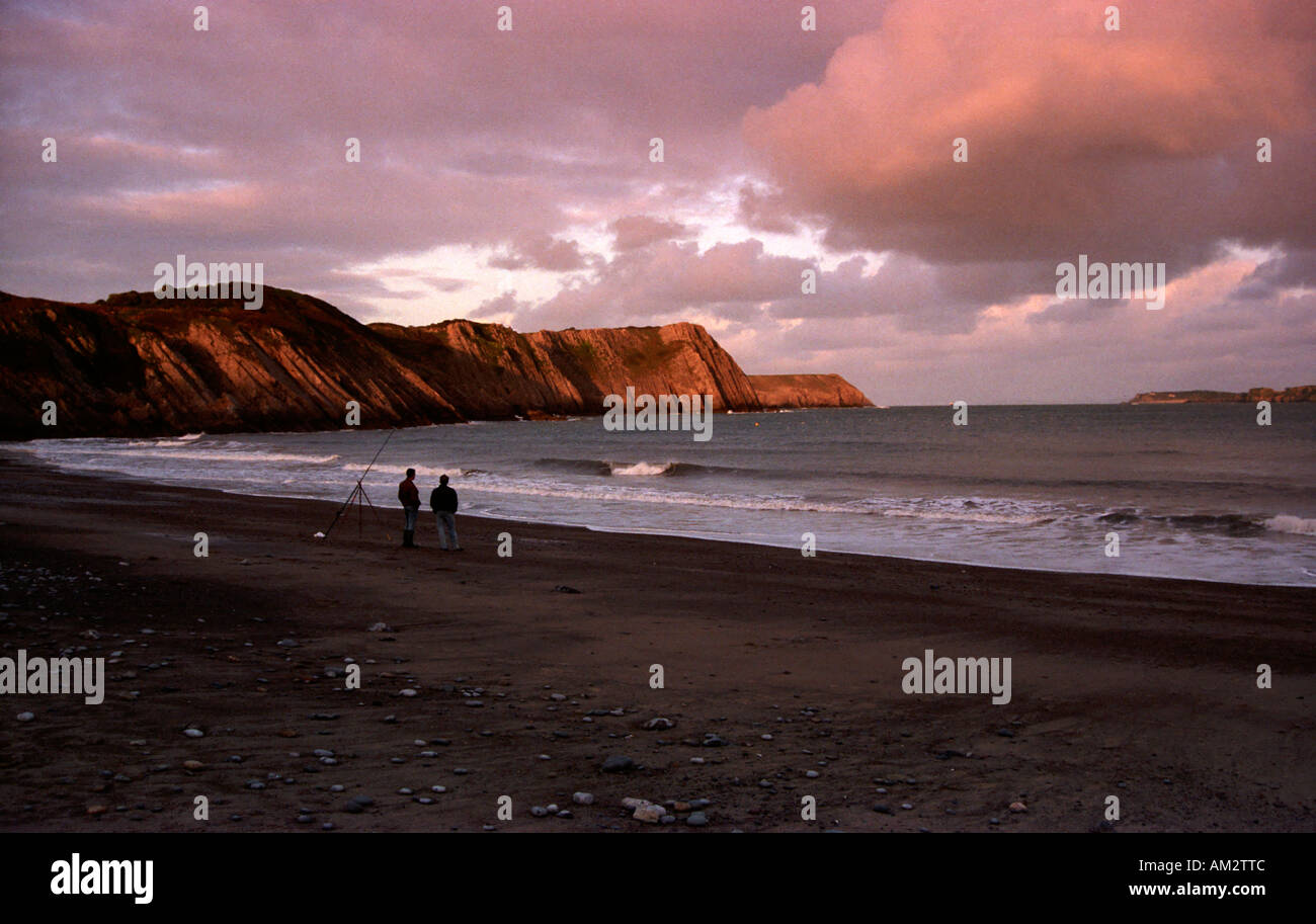 Lydstep beach holiday park hi-res stock photography and images - Alamy