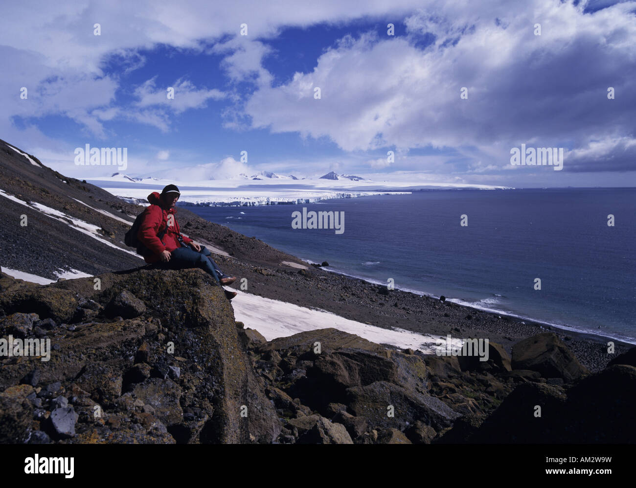 geography / travel, Antarctica, islands, Brown Bluff, landscapes, coast ...