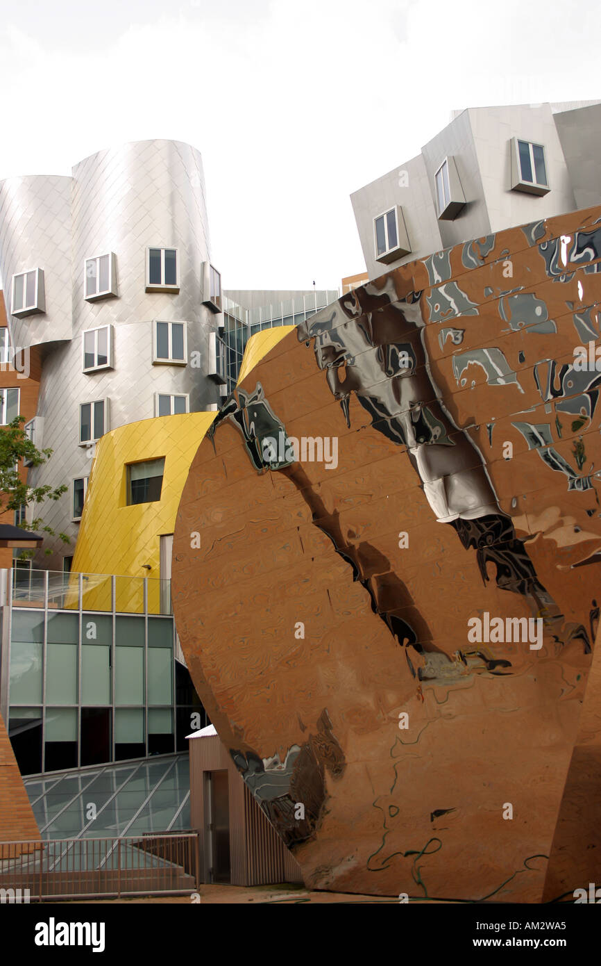 Stata centre modern architecture frank gehry hi-res stock photography ...