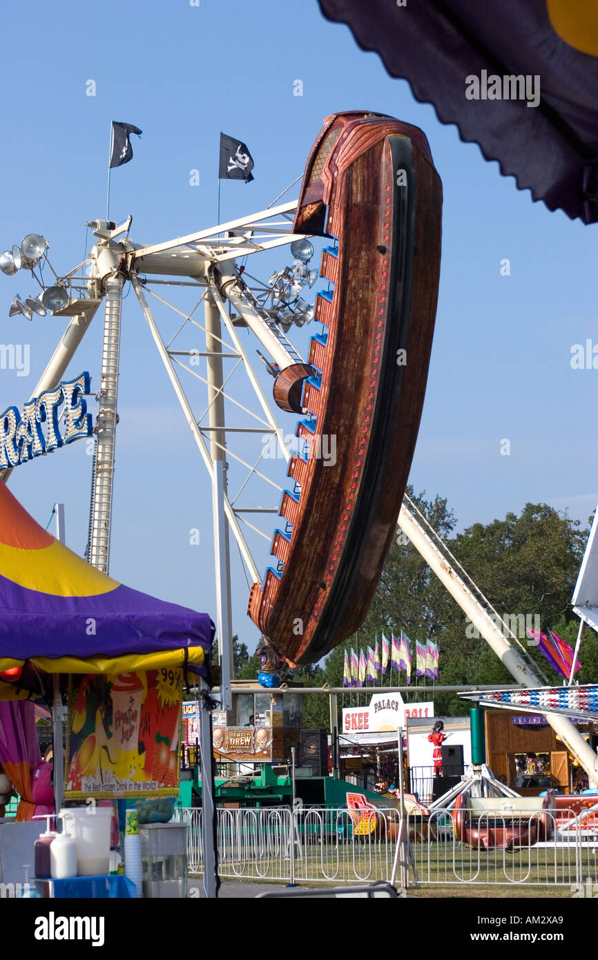 county fair amusements 21 ride Stock Photo - Alamy