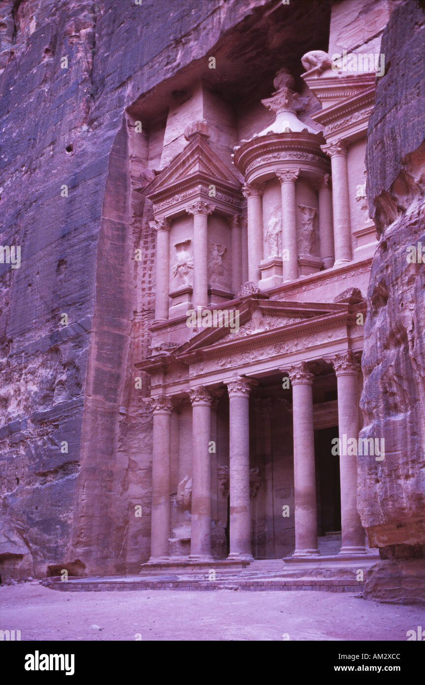 The Treasury Petra Jordan Stock Photo - Alamy