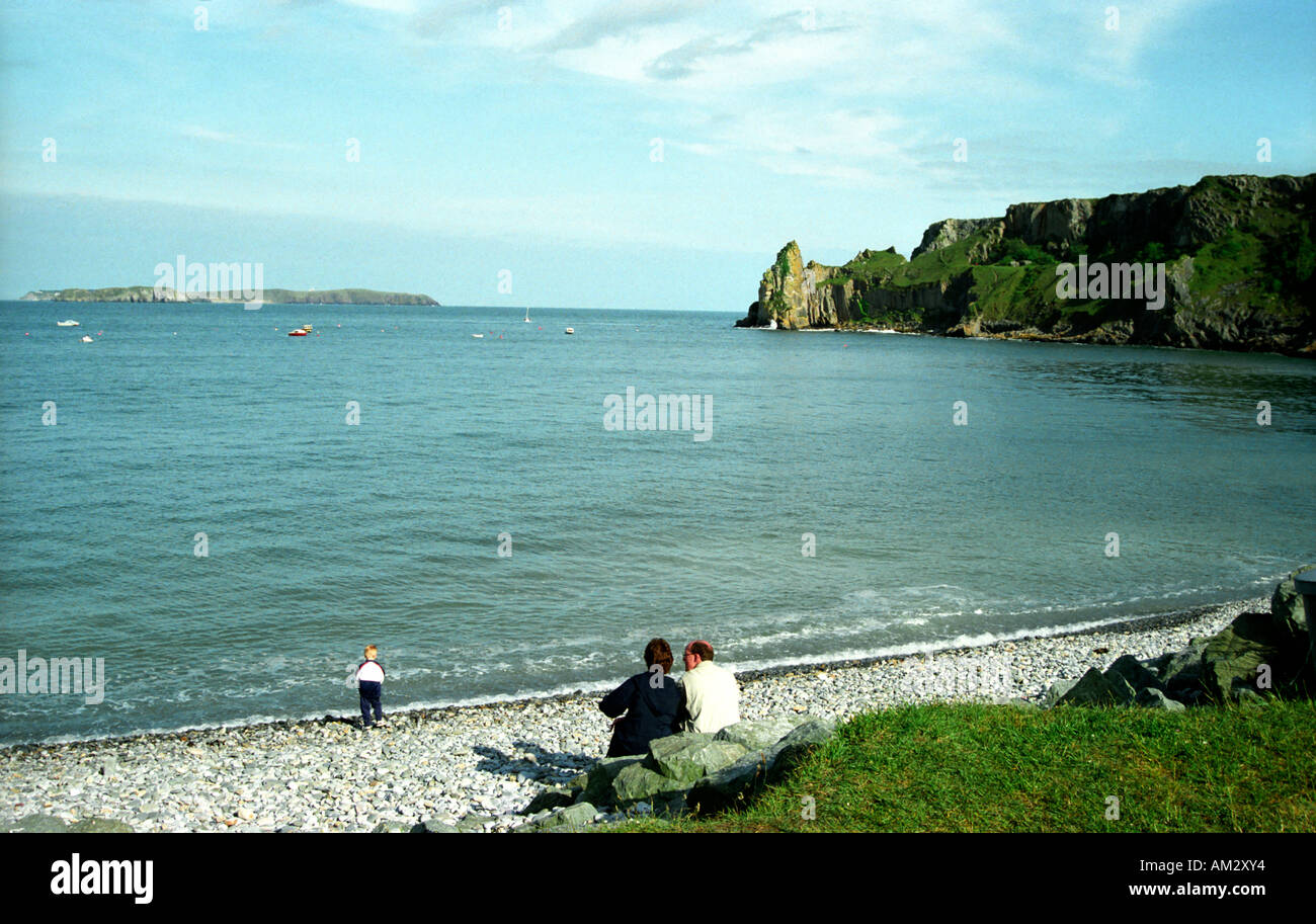 Lydstep beach holiday park hi-res stock photography and images - Alamy