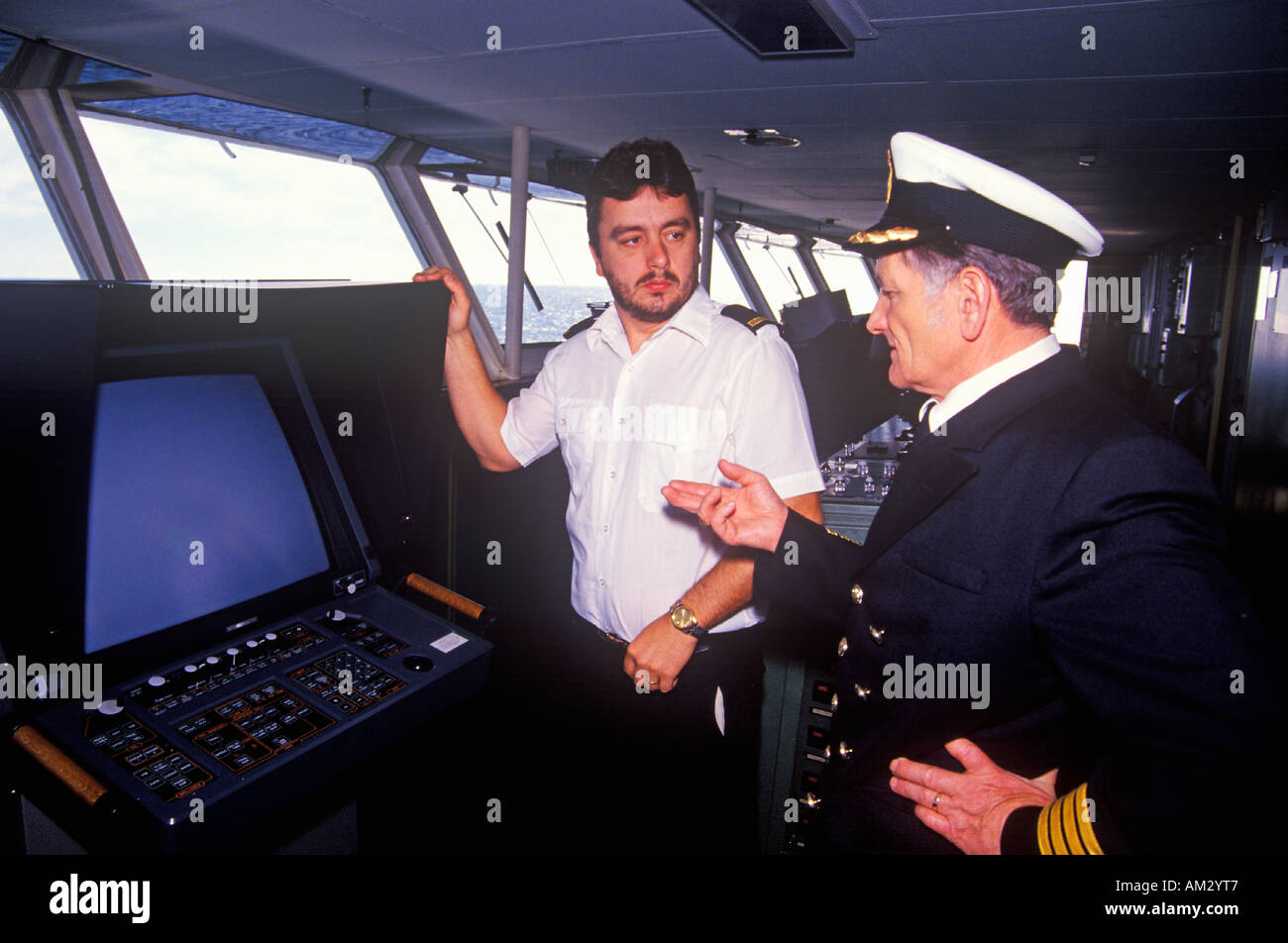 Ship captain and crew hi-res stock photography and images - Alamy