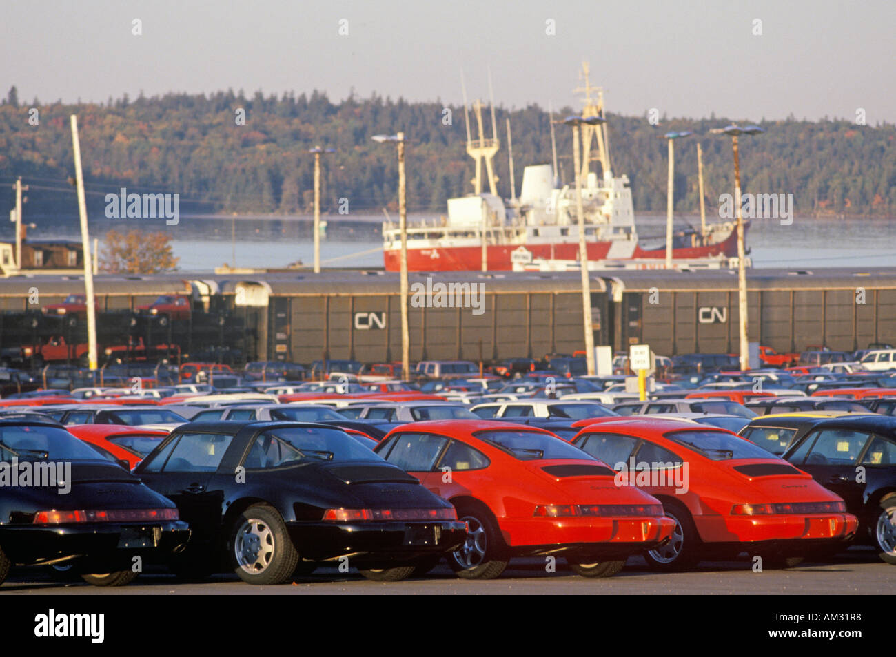 Imported cars in Halifax Nova Scotia Stock Photo - Alamy