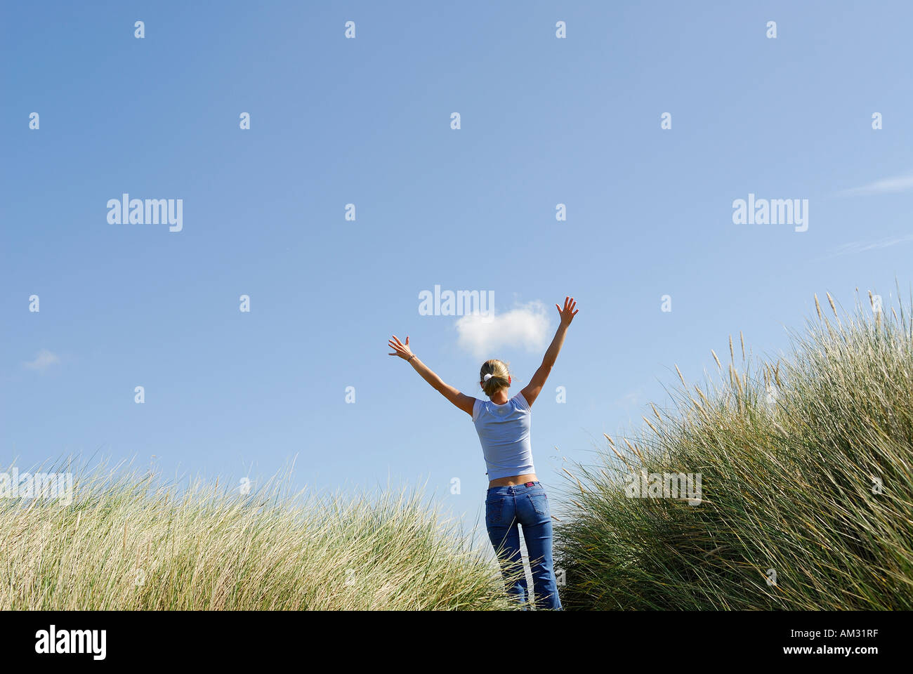 Reaching out her hi-res stock photography and images - Alamy