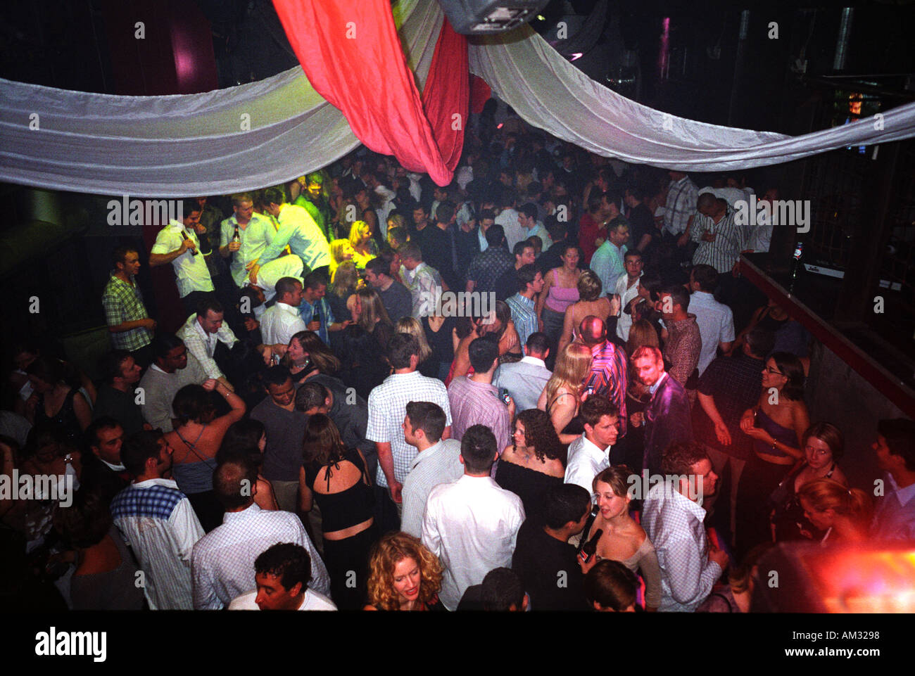 Discotheque scene at London club Stock Photo - Alamy