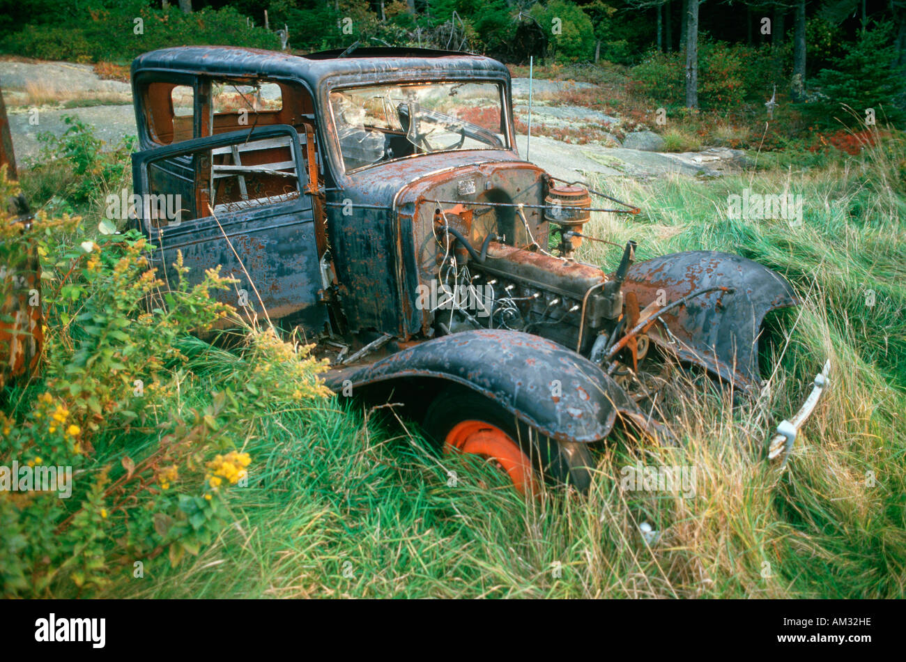 Maine rust rusted hi-res stock photography and images - Alamy
