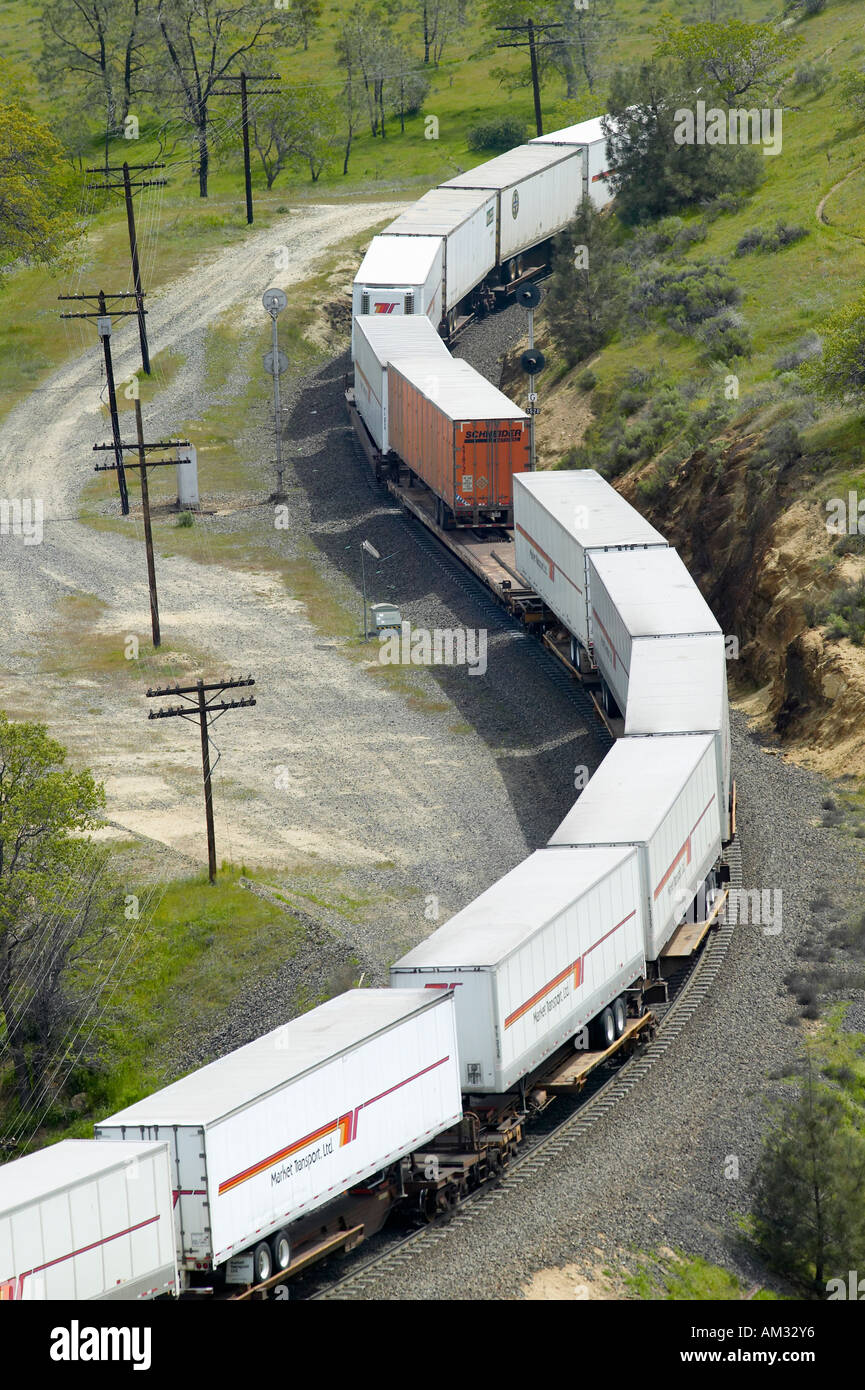 Tehachapi railroad loop hi-res stock photography and images - Alamy